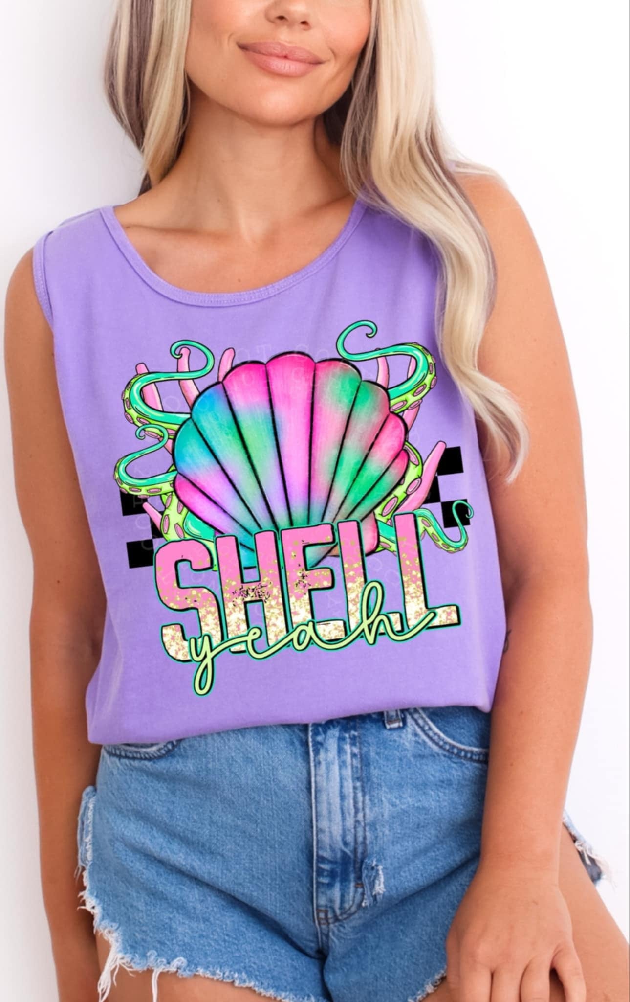 Shell yeah 92768 DTF transfer – Mud & Grace Transfers