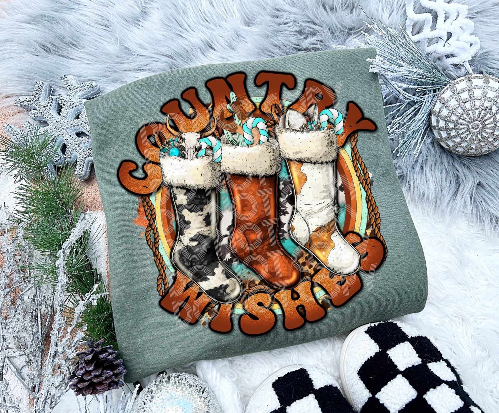 Country wishes (SSD) 65135 DTF transfer – Mud & Grace Transfers