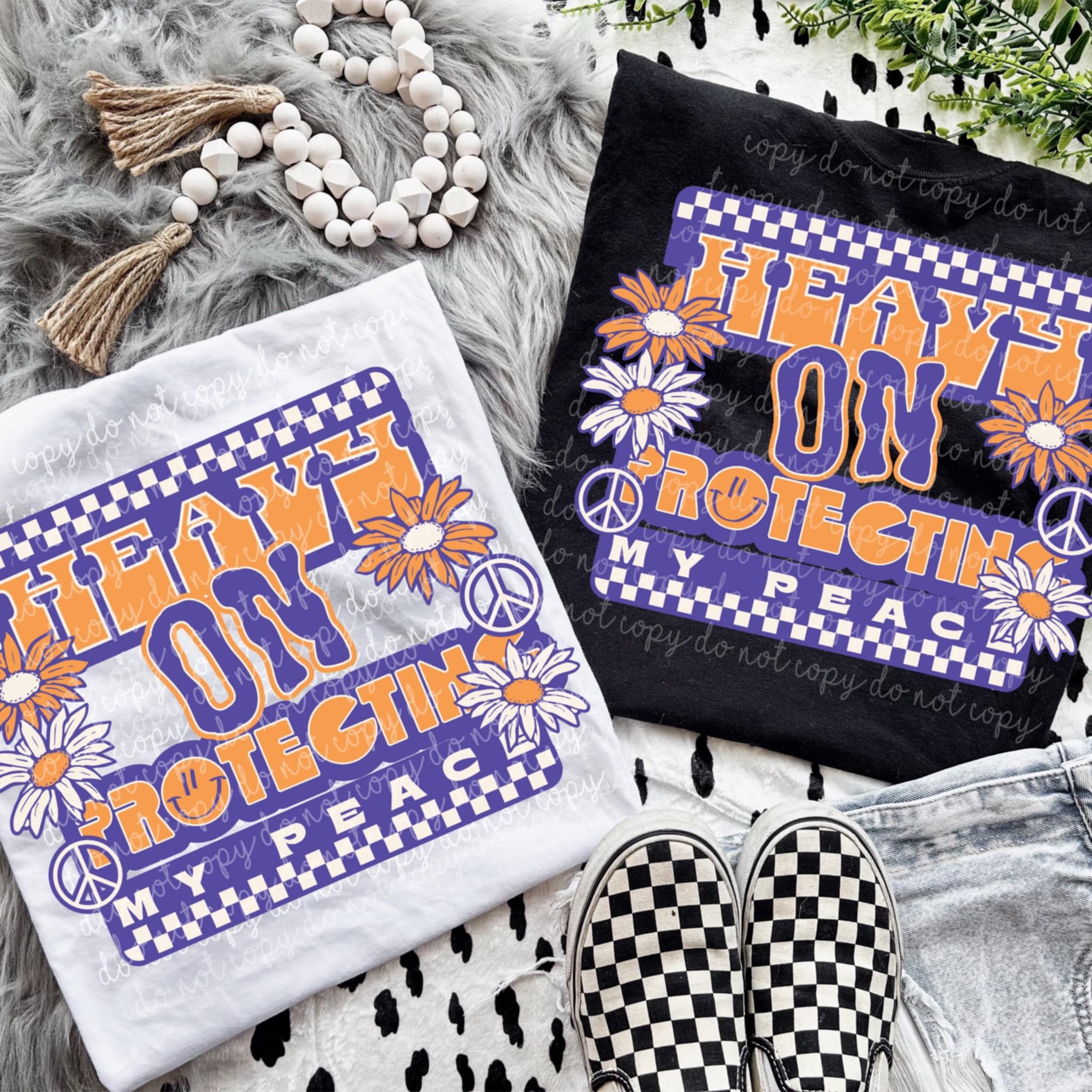 Heavy on protecting (MMD) 85279 DTF transfer – Mud & Grace Transfers