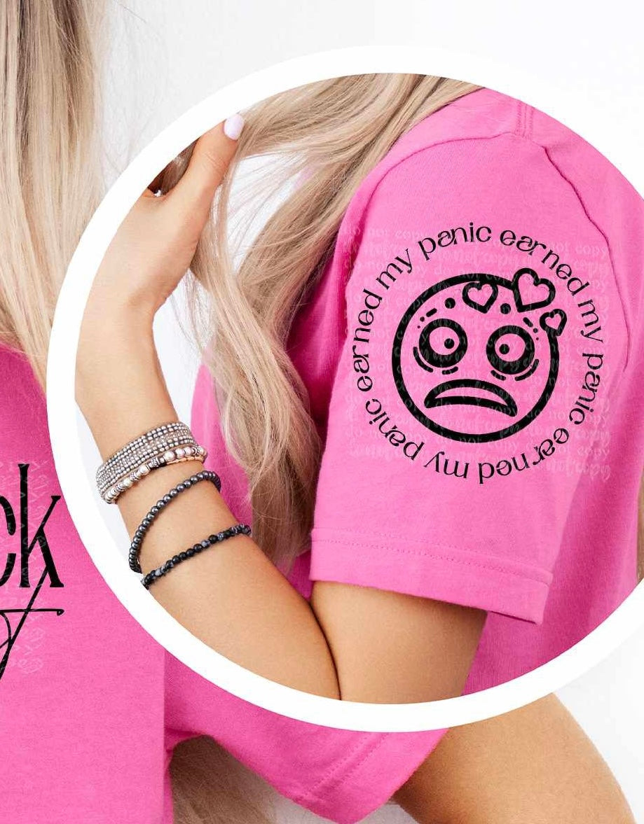 Earned my panic pocket (TTD) 73620 DTF transfer – Mud & Grace Transfers