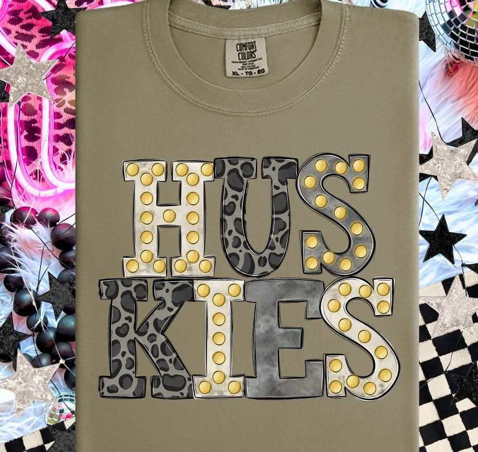 Huskies marquee filled (S&G) 73893 DTF transfer – Mud & Grace Transfers