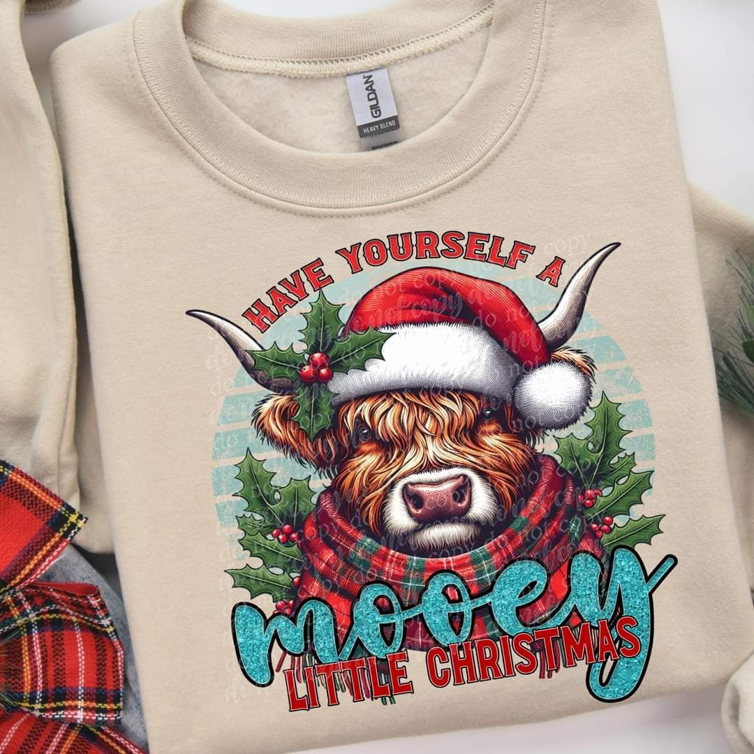 Have yourself a mooey little Christmas (TDD) 65567 DTF transfer – Mud ...