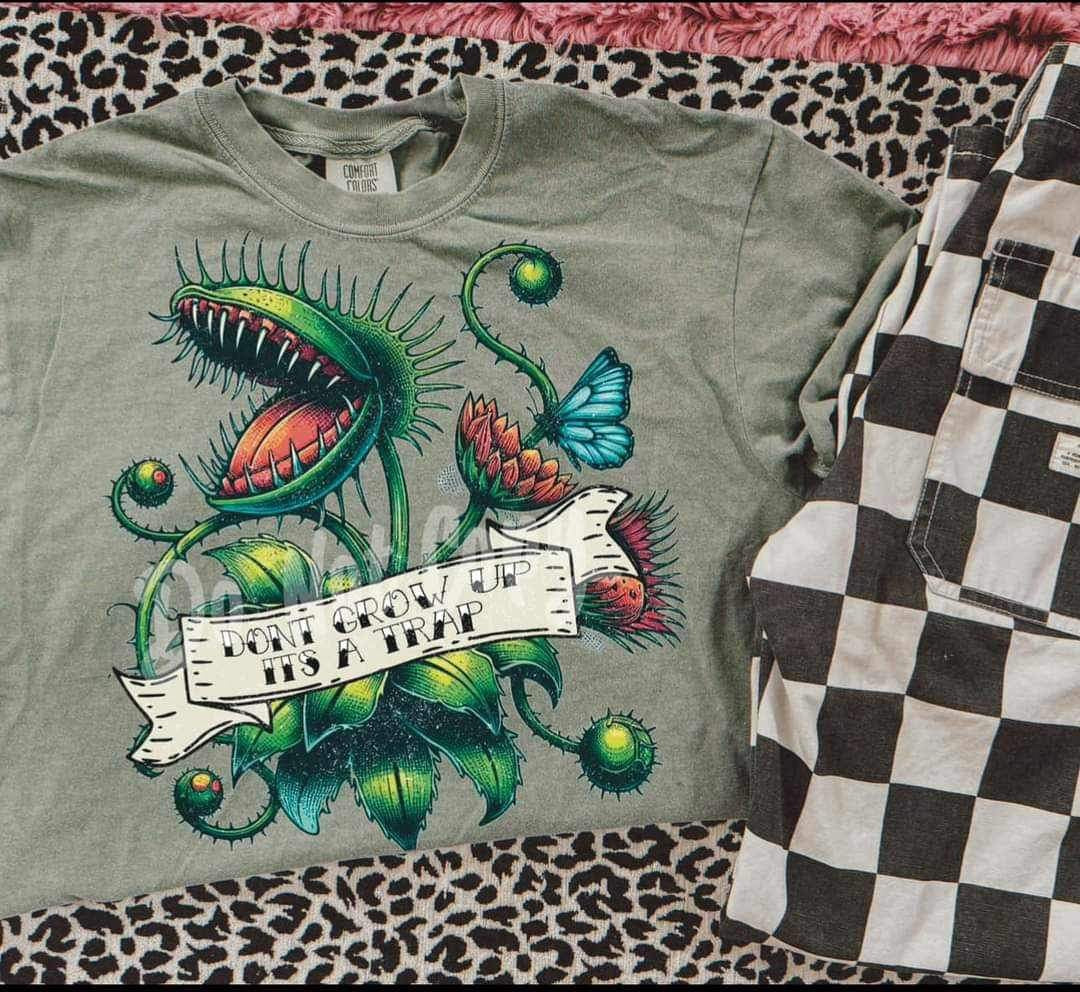 Dont grow up its a trap (RTD) 24271 DTF transfer – Mud & Grace Transfers