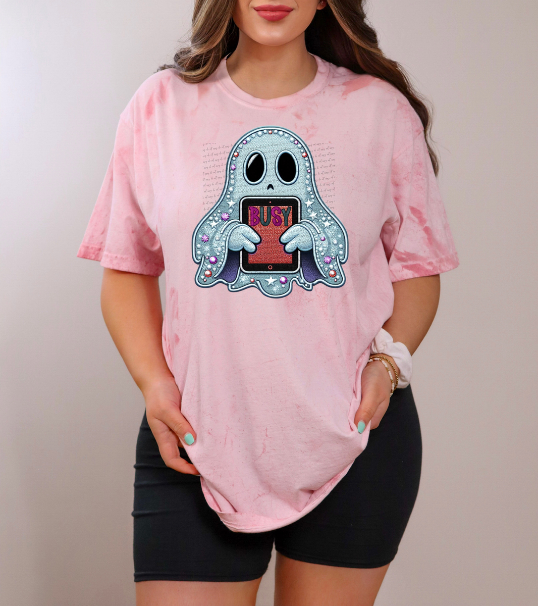 Busy Ghost 42459 DTF transfer – Mud & Grace Transfers