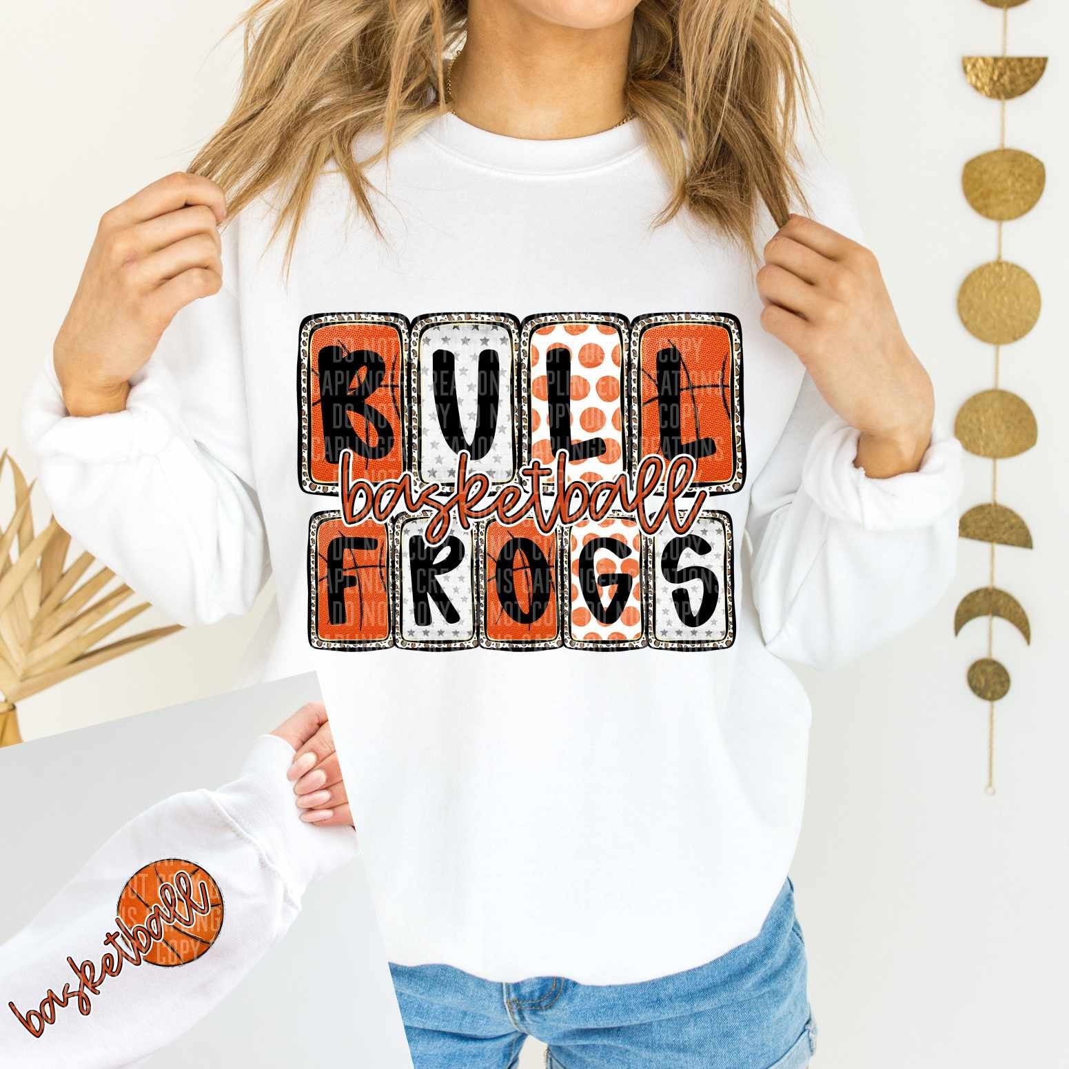 Bullfrogs Basketball FRONT (Caplinger) 82844 DTF transfer – Mud & Grace ...