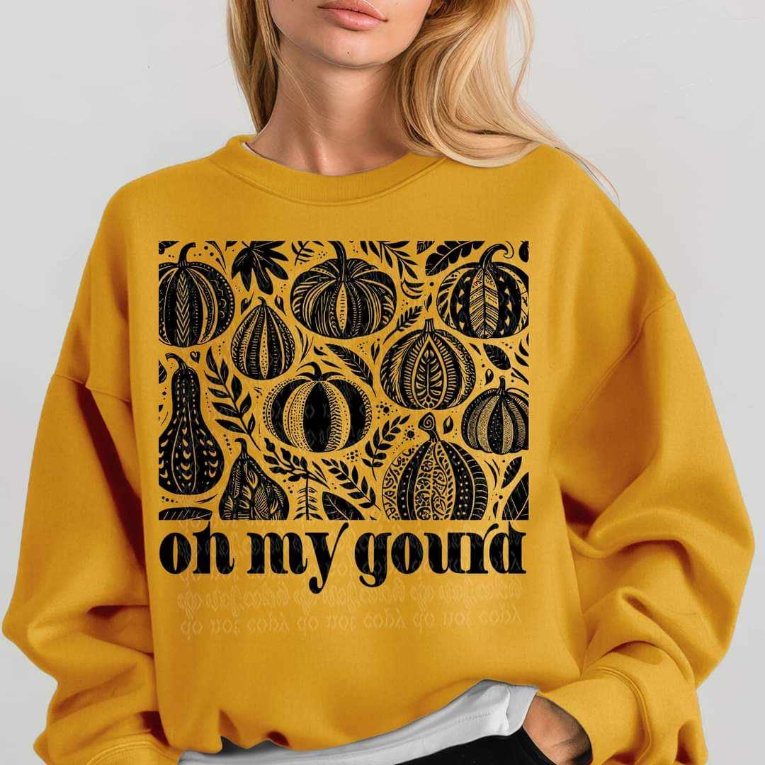 Oh my gourd collage (TTD) 58854 DTF transfer – Mud & Grace Transfers