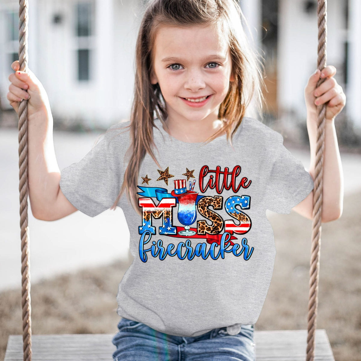 Little Miss Firecracker-47143-DTF transfer – Mud & Grace Transfers