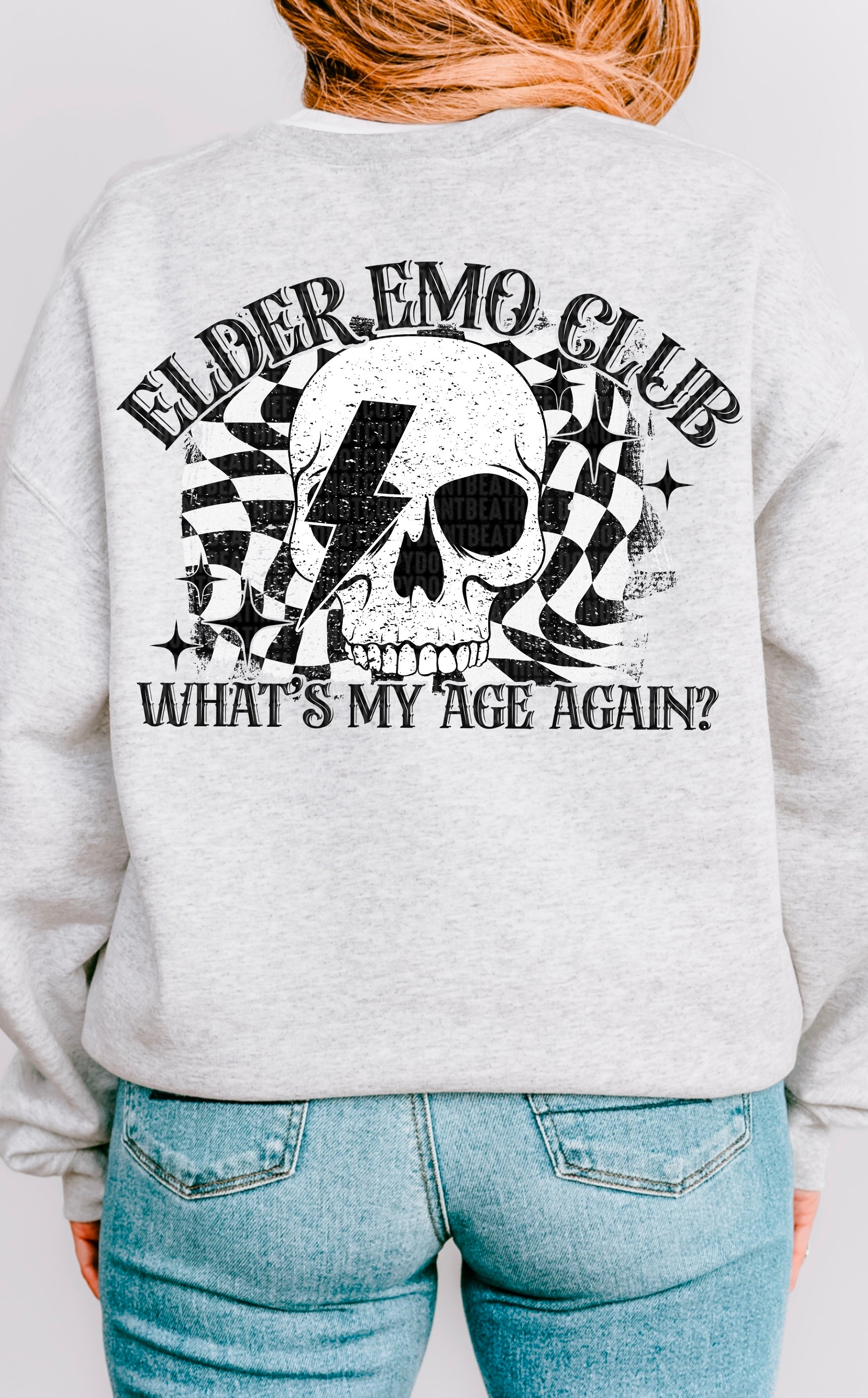 Elder emo club what’s my age again 91779 DTF transfer – Mud & Grace ...
