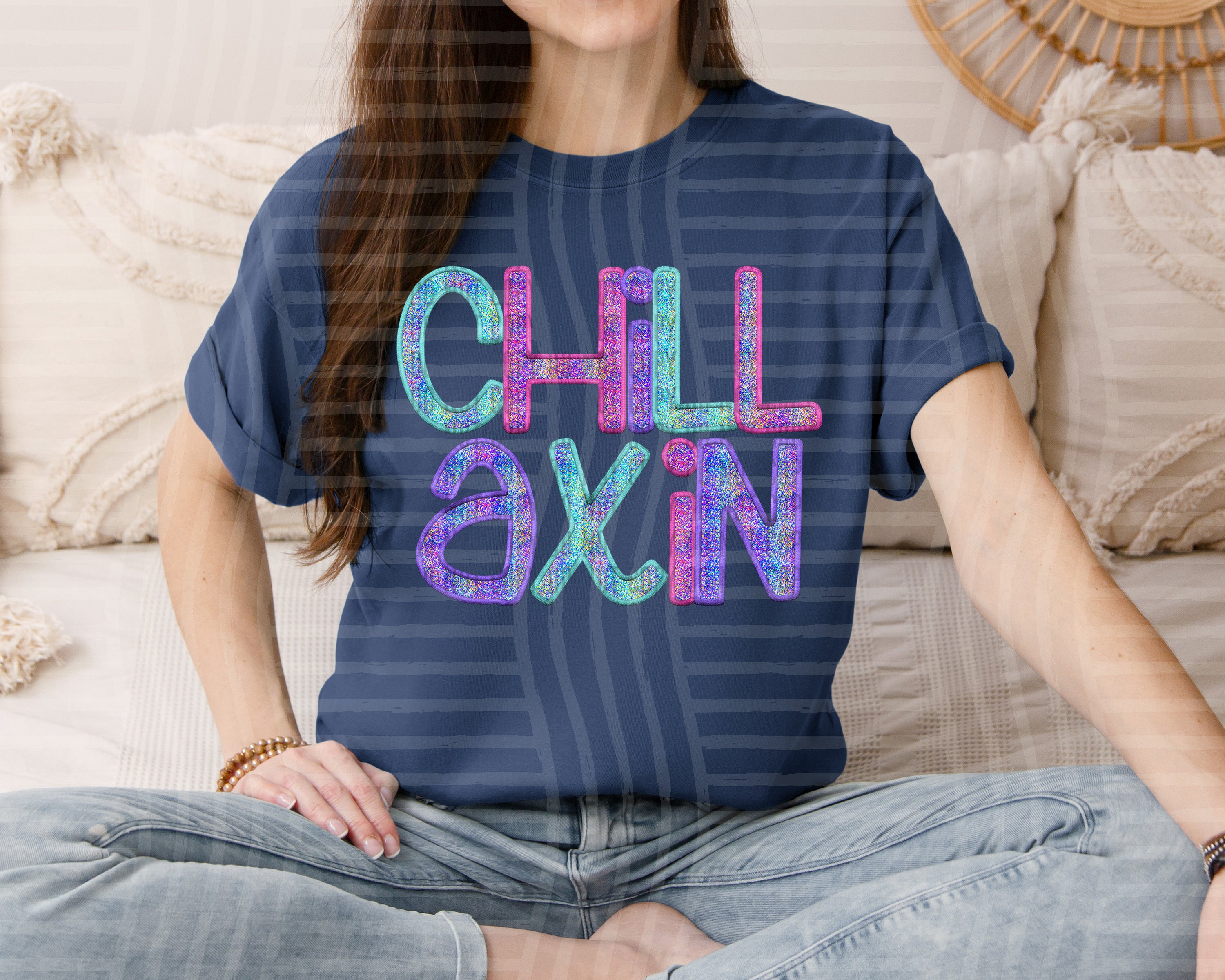 Chillaxin Sparkle (Caplinger) 102566 DTF transfer – Mud & Grace Transfers