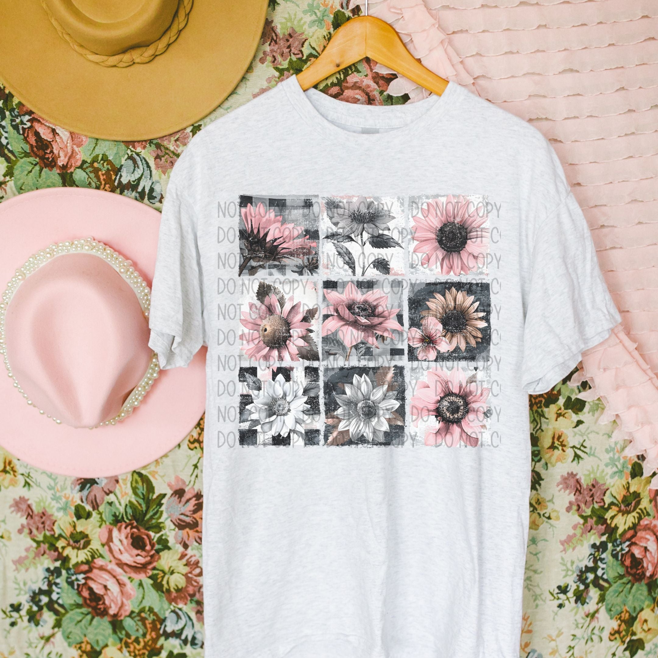 Flower collage SW DTF Transfers – Mud & Grace Transfers