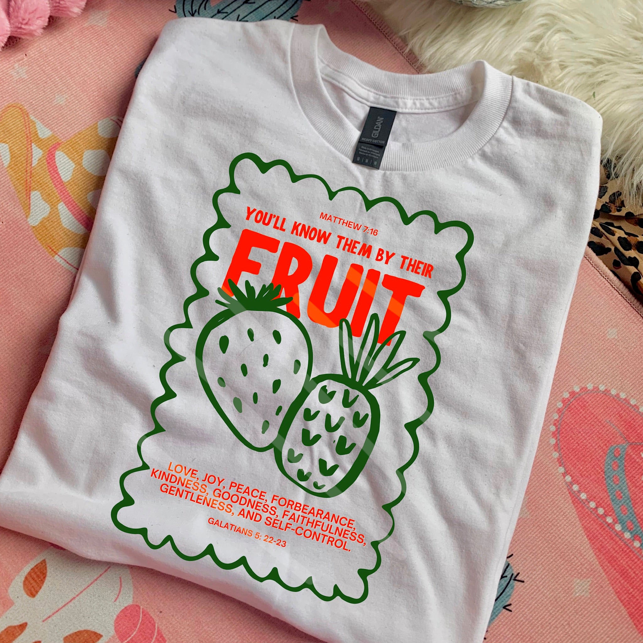 Youll Know Them By Their Fruit strawberries 110600 DTF transfer – Mud ...