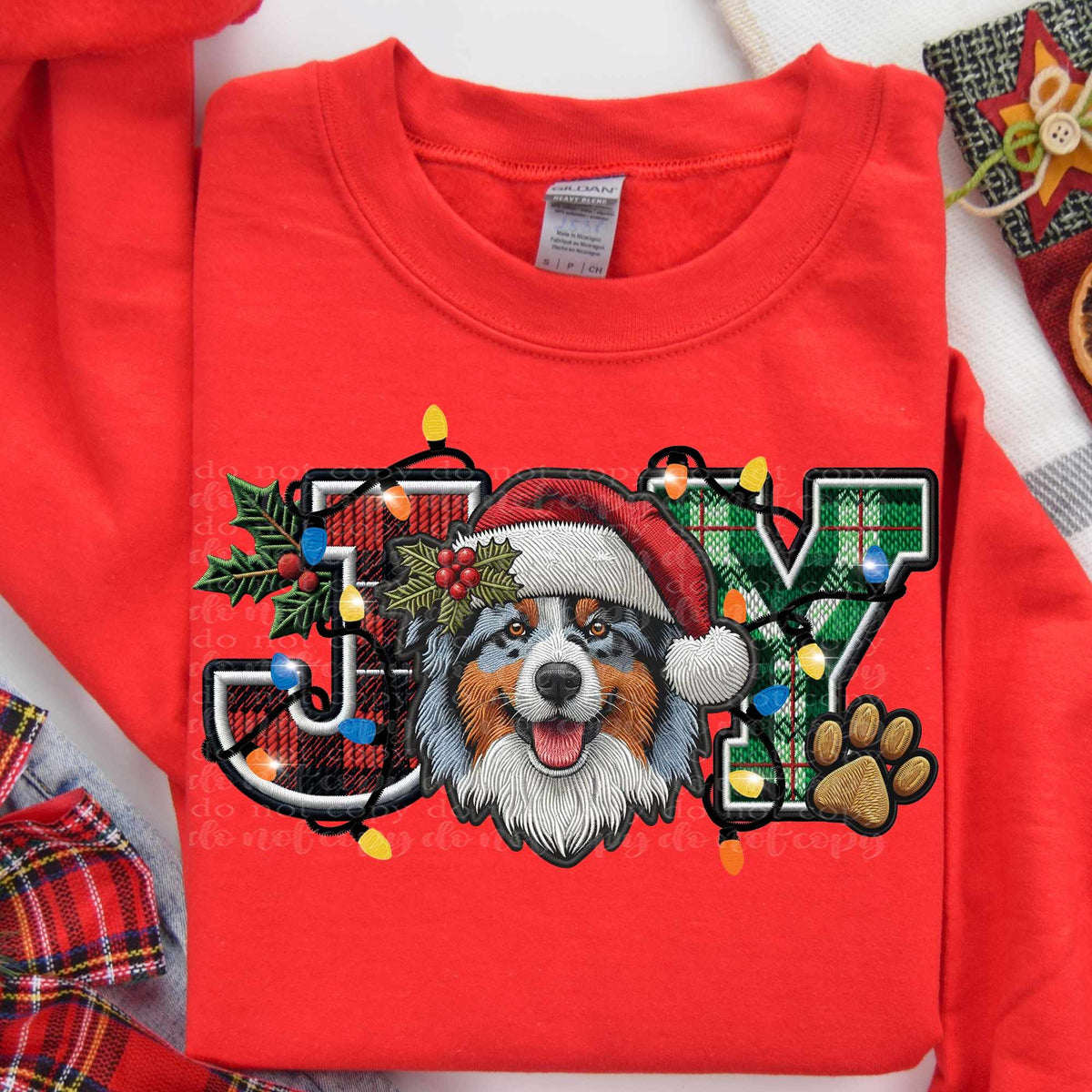 Joy Merle Australian shepherd (TTD) 62069 DTF transfer – Mud & Grace ...