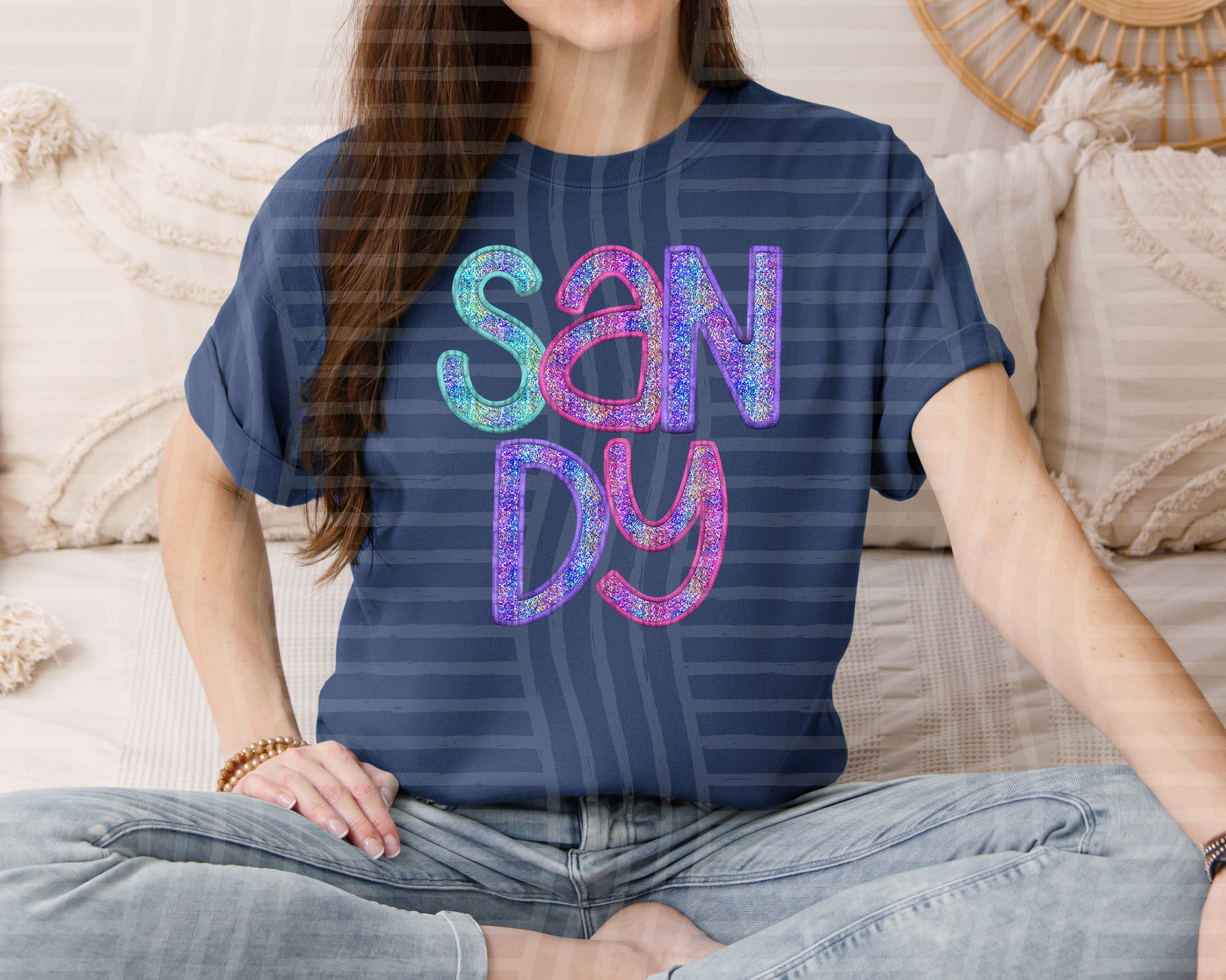 Sandy Sparkle (Caplinger) 102568 DTF transfer – Mud & Grace Transfers