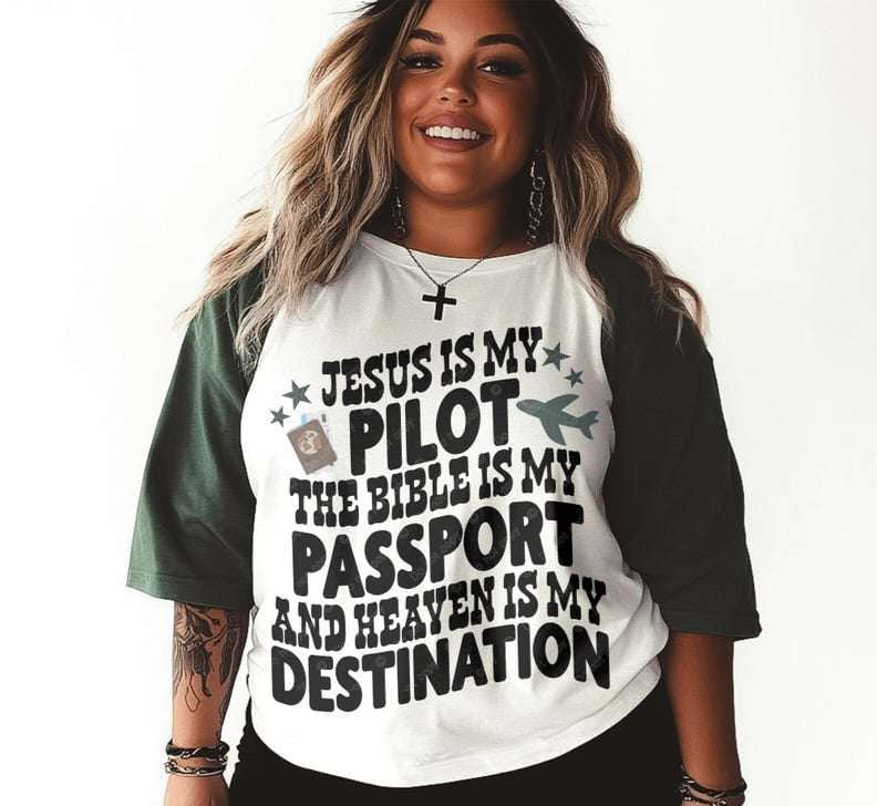 Jesus is my pilot 73259 DTF transfer – Mud & Grace Transfers