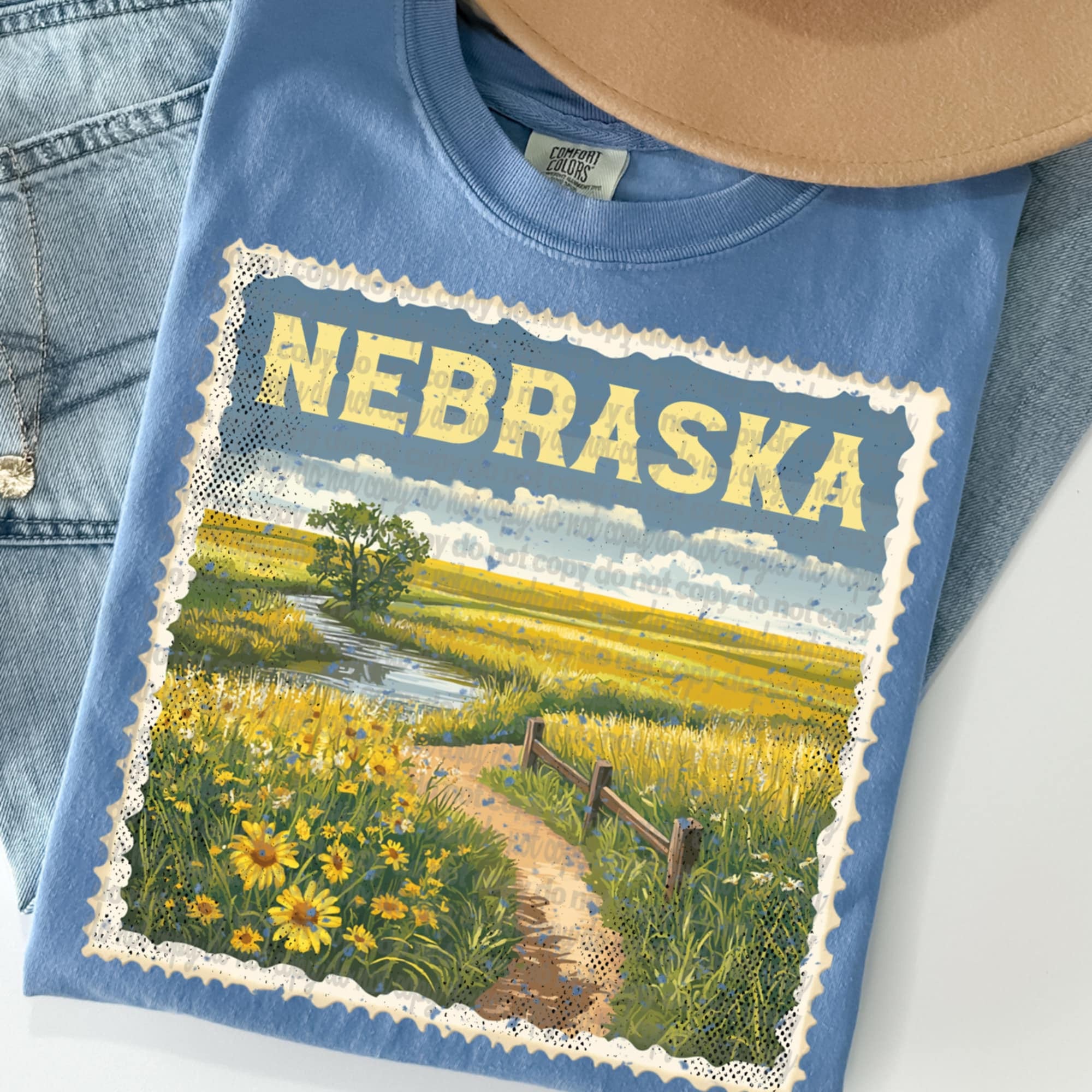 Nebraska State Stamp (TTD) 99058 DTF transfer – Mud & Grace Transfers
