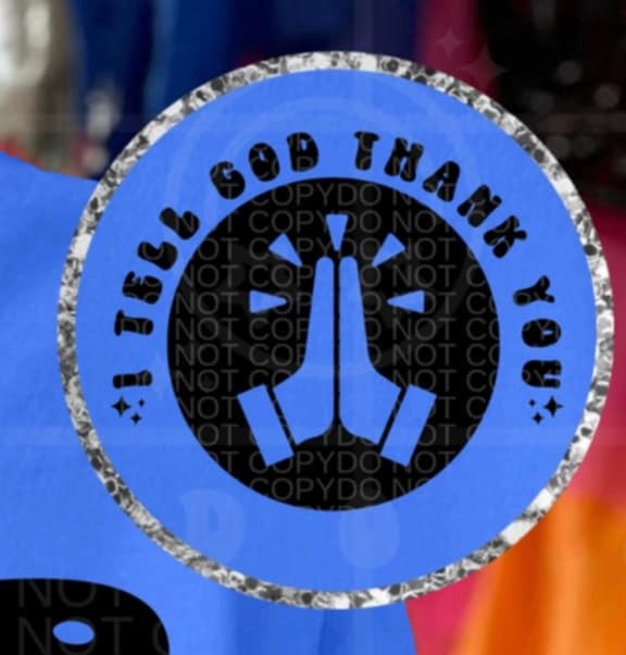 I tell god thank you pocket (HW) 95764 DTF transfer – Mud & Grace Transfers