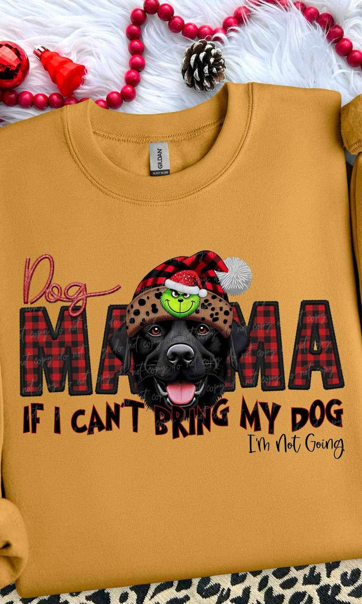 Black lab mama if I can’t bring my dog (VIRGO) 65878 DTF transfer – Mud ...