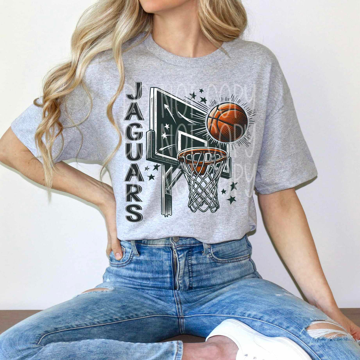 Jaguars basketball hoop (PH) 65617 DTF transfer – Mud & Grace Transfers