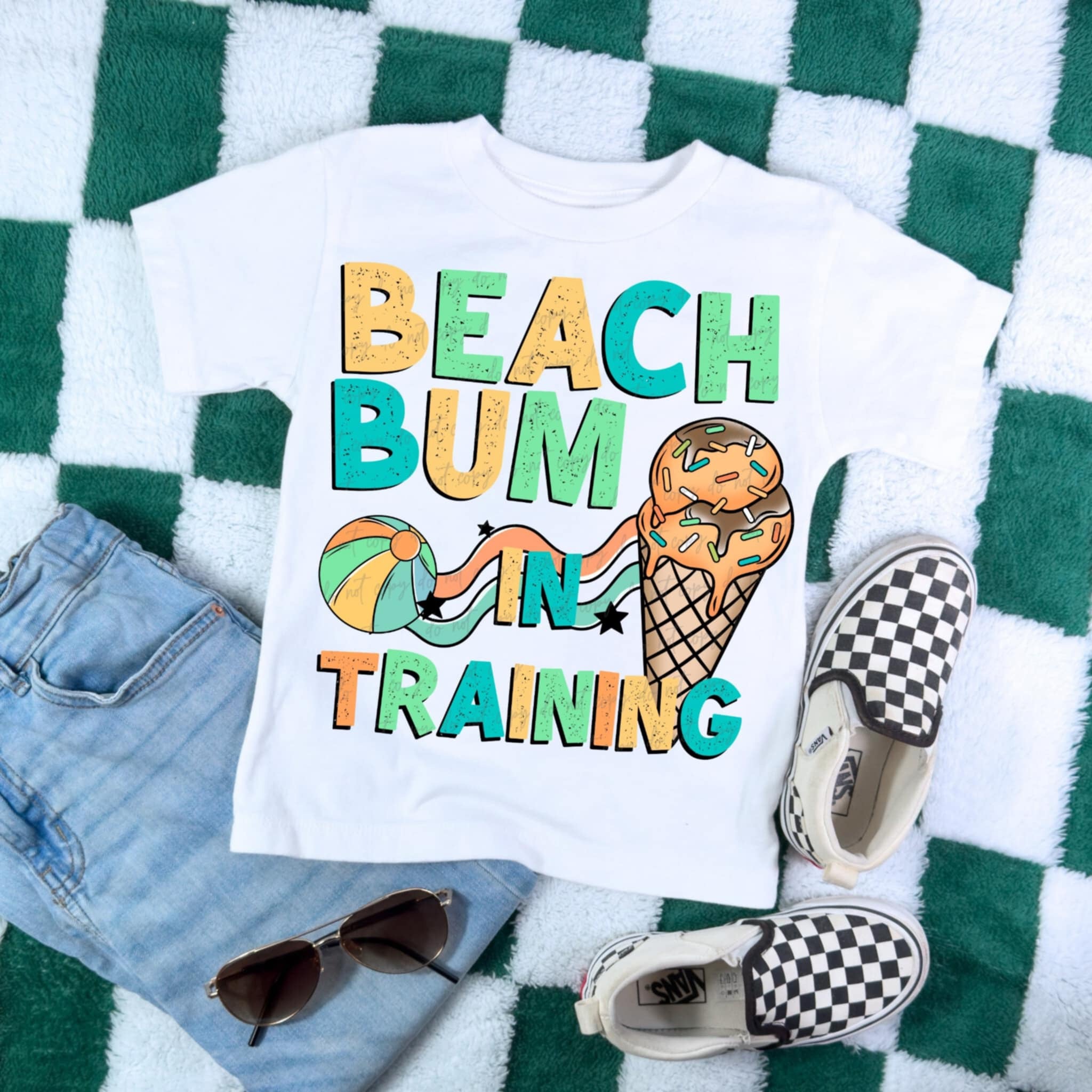 Beach bum in training BOY (VIRGO) 96208 DTF transfer – Mud & Grace ...