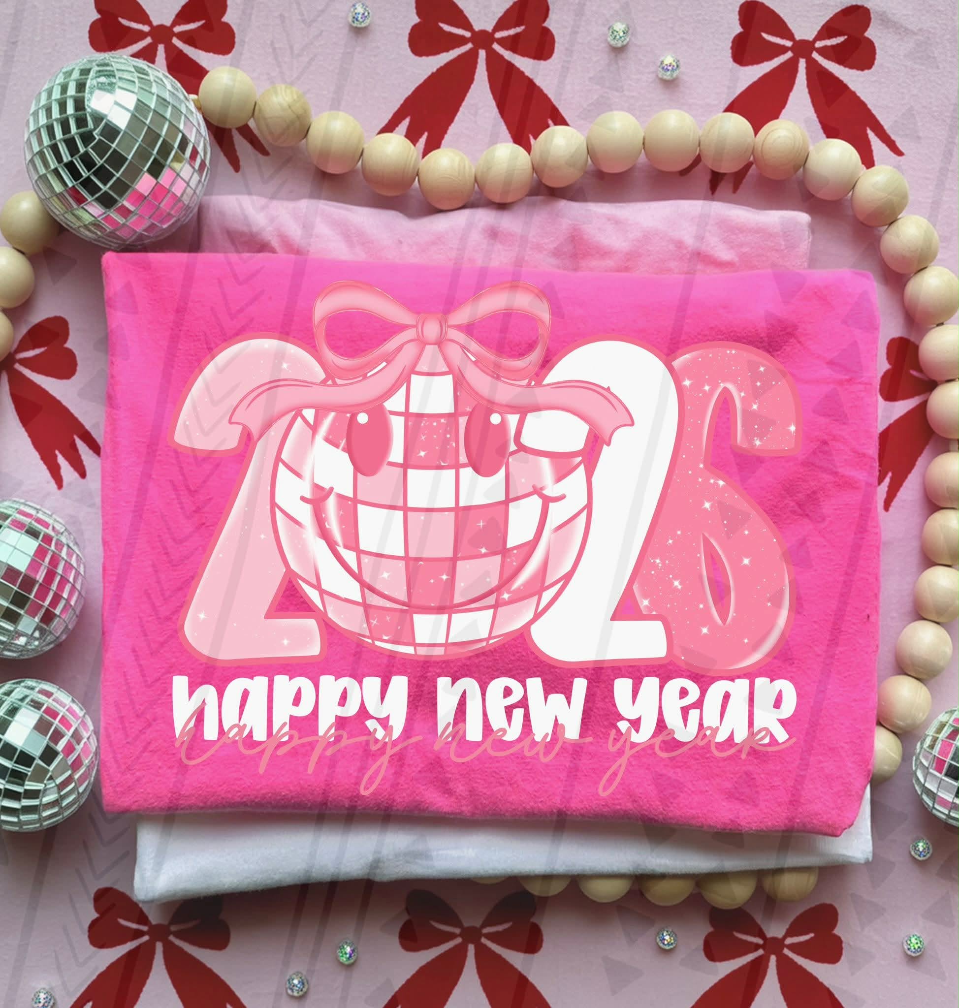 2026 disco new year (TGG) DTF transfer – Mud & Grace Transfers