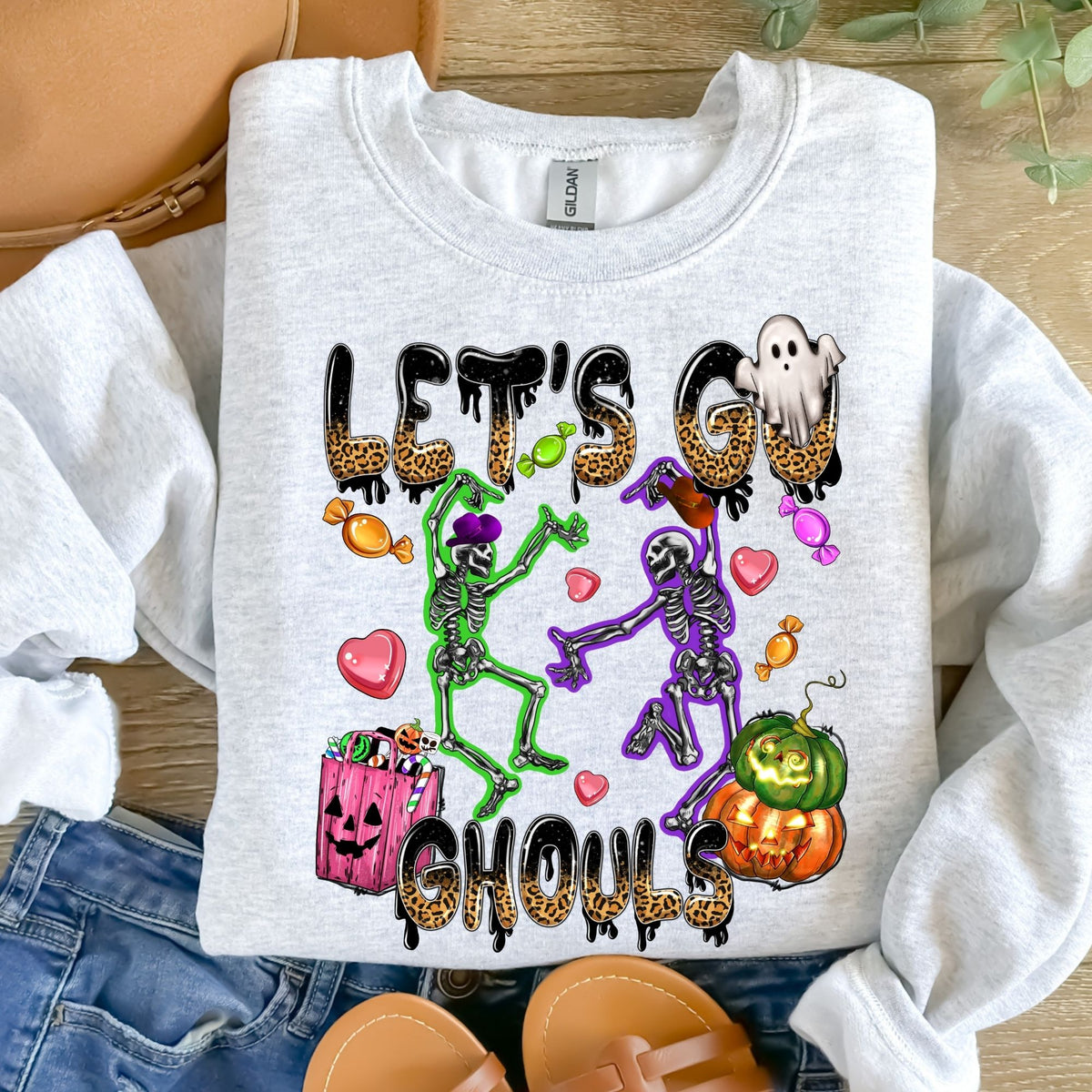 Let's Go Ghouls-38374-DTF transfer – Mud & Grace Transfers