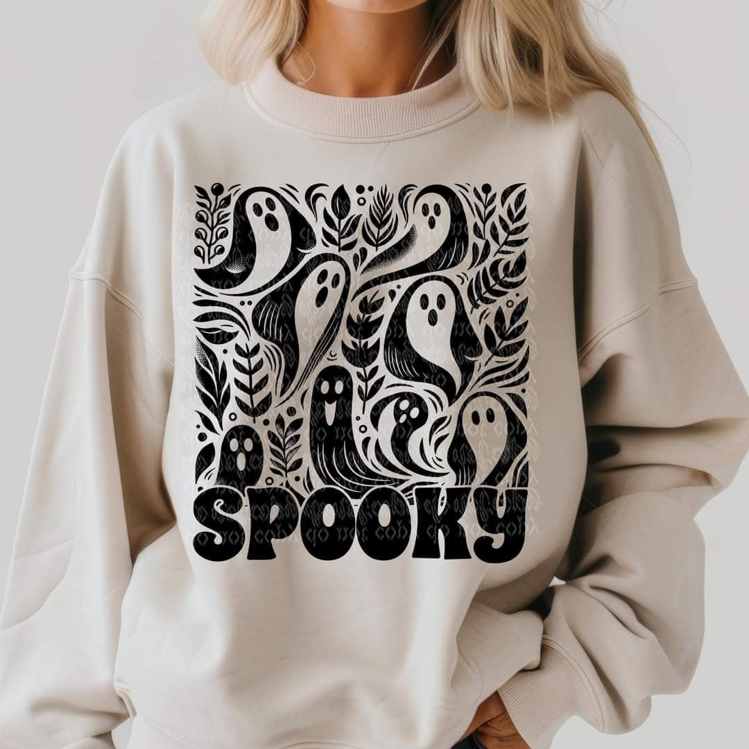 Spooky ghosts (TTD) 60454 DTF transfer – Mud & Grace Transfers