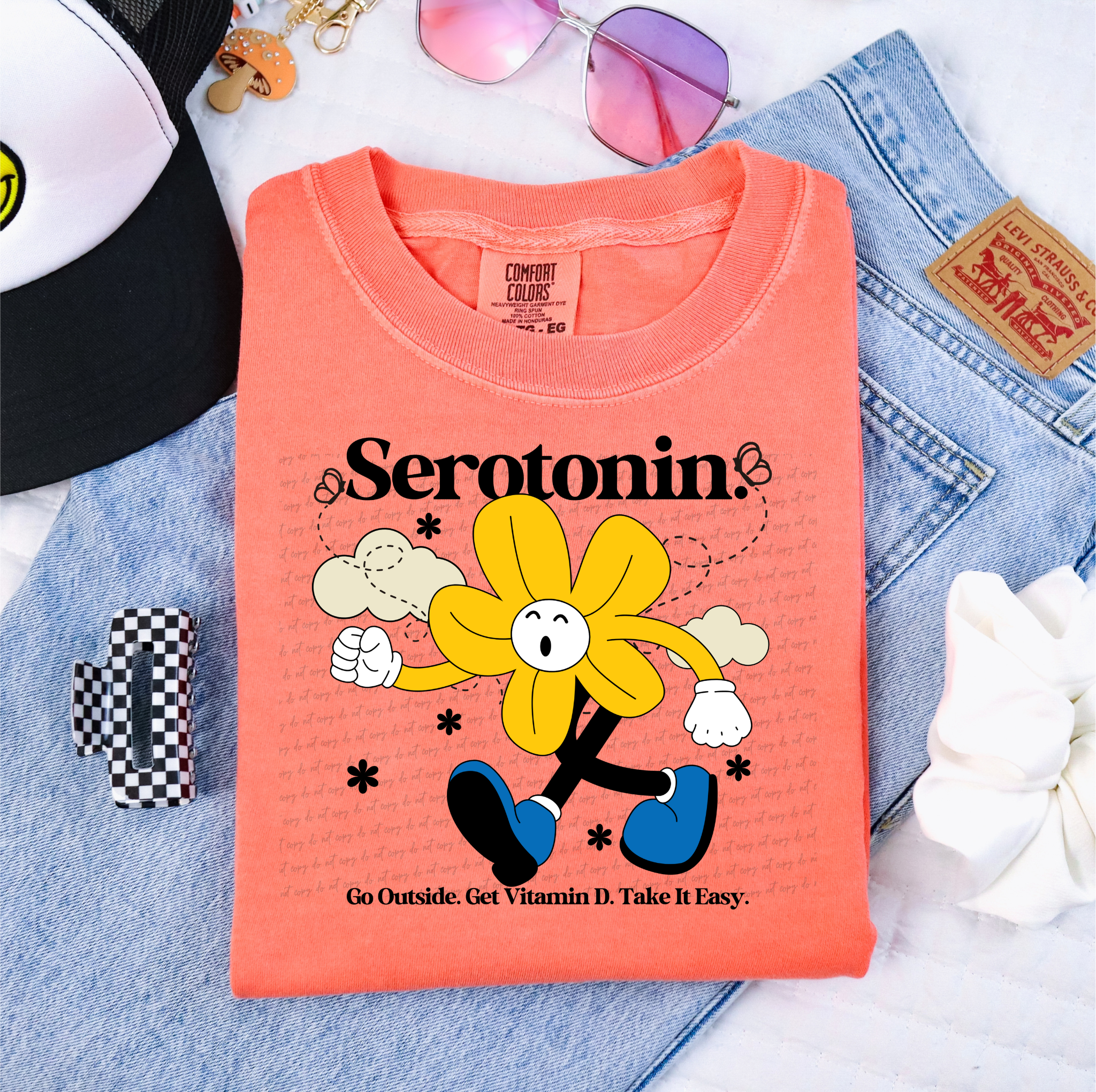 Serotonin Flower 30068 DTF transfer – Mud & Grace Transfers