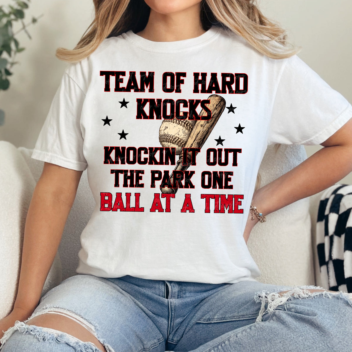 Team of hard knocks (baseball) 30318 DTF TRANSFER – Mud & Grace Transfers