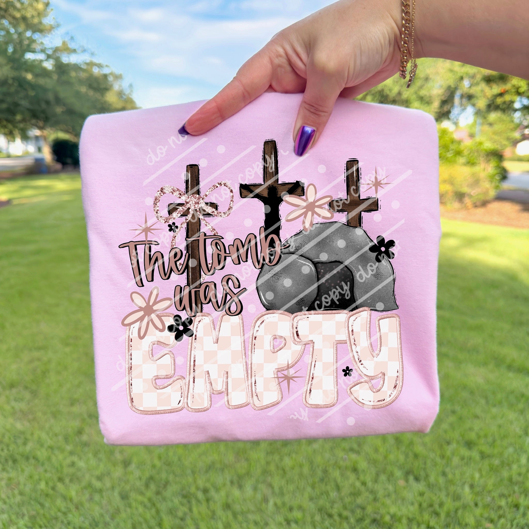 The tomb was empty (exclusive) DTF Transfer – Mud & Grace Transfers