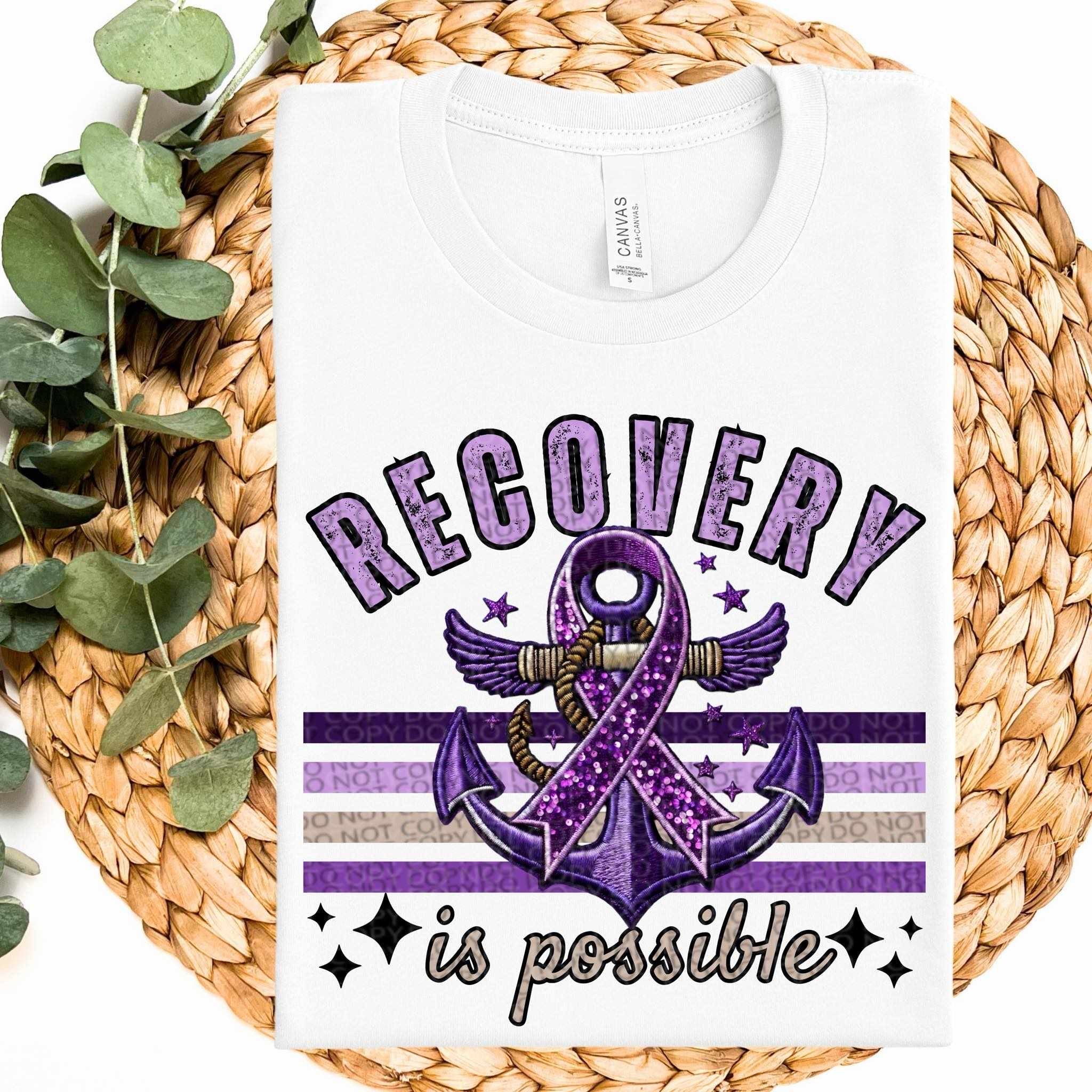 Recovery is possible (HW) 58371 DTF transfer – Mud & Grace Transfers
