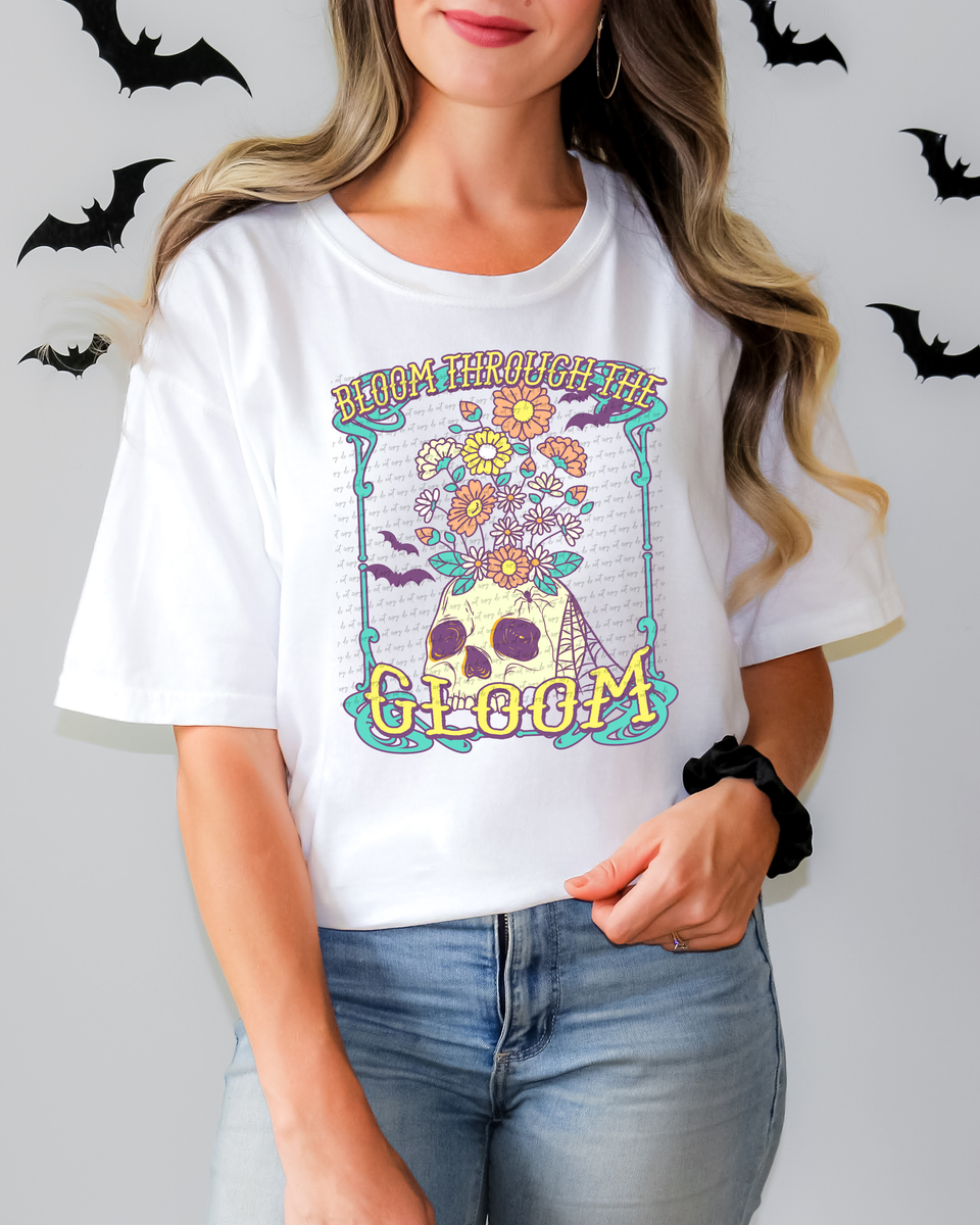 Bloom Through The Gloom Purple Yellow 61977 DTF transfer – Mud & Grace ...