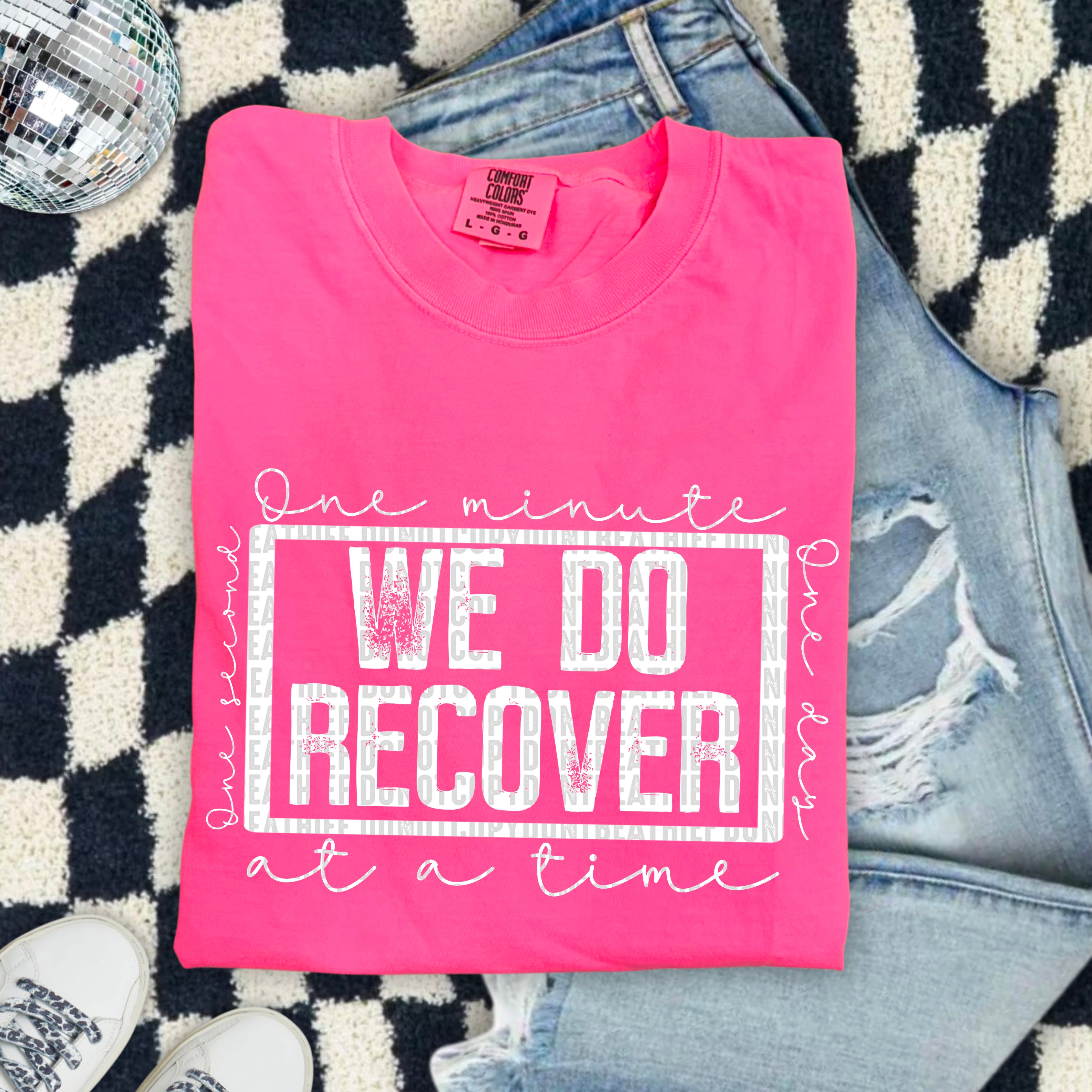 We do recover WHITE 103662 DTF transfer – Mud & Grace Transfers