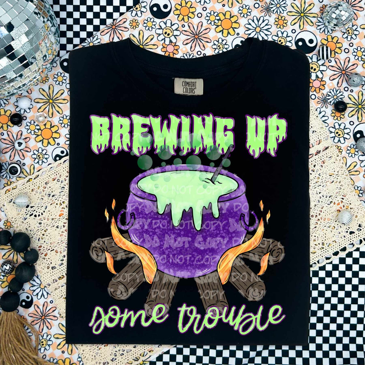 Brewing up some trouble COLOR (LANE) 50898 DTF transfer – Mud & Grace ...