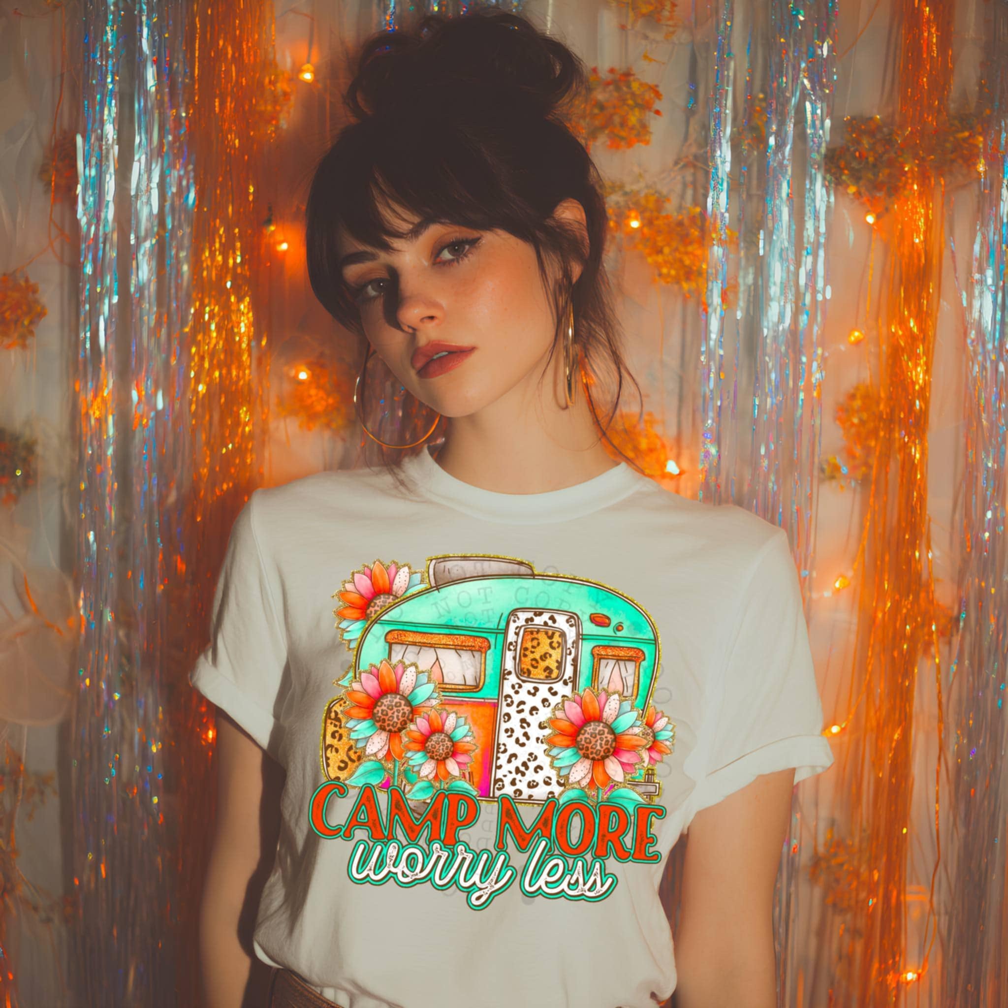 Camp more worry less 106291 DTF transfer – Mud & Grace Transfers