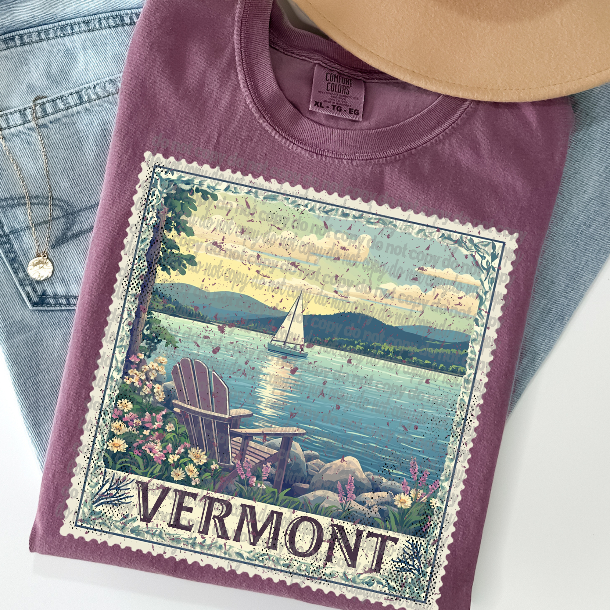Vermont State Stamp (TTD) 99100 DTF transfer – Mud & Grace Transfers