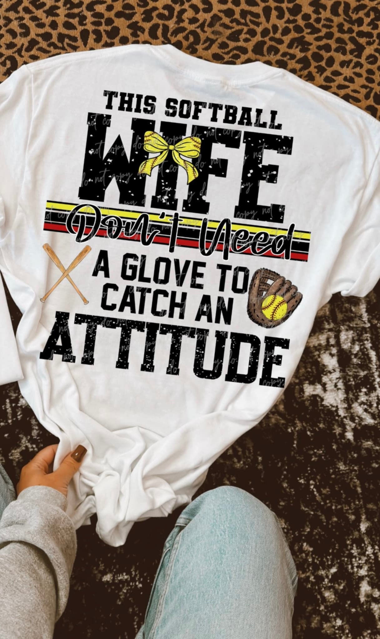 This softball wife don’t need a glove to catch an attitude BOW (VIRGO ...