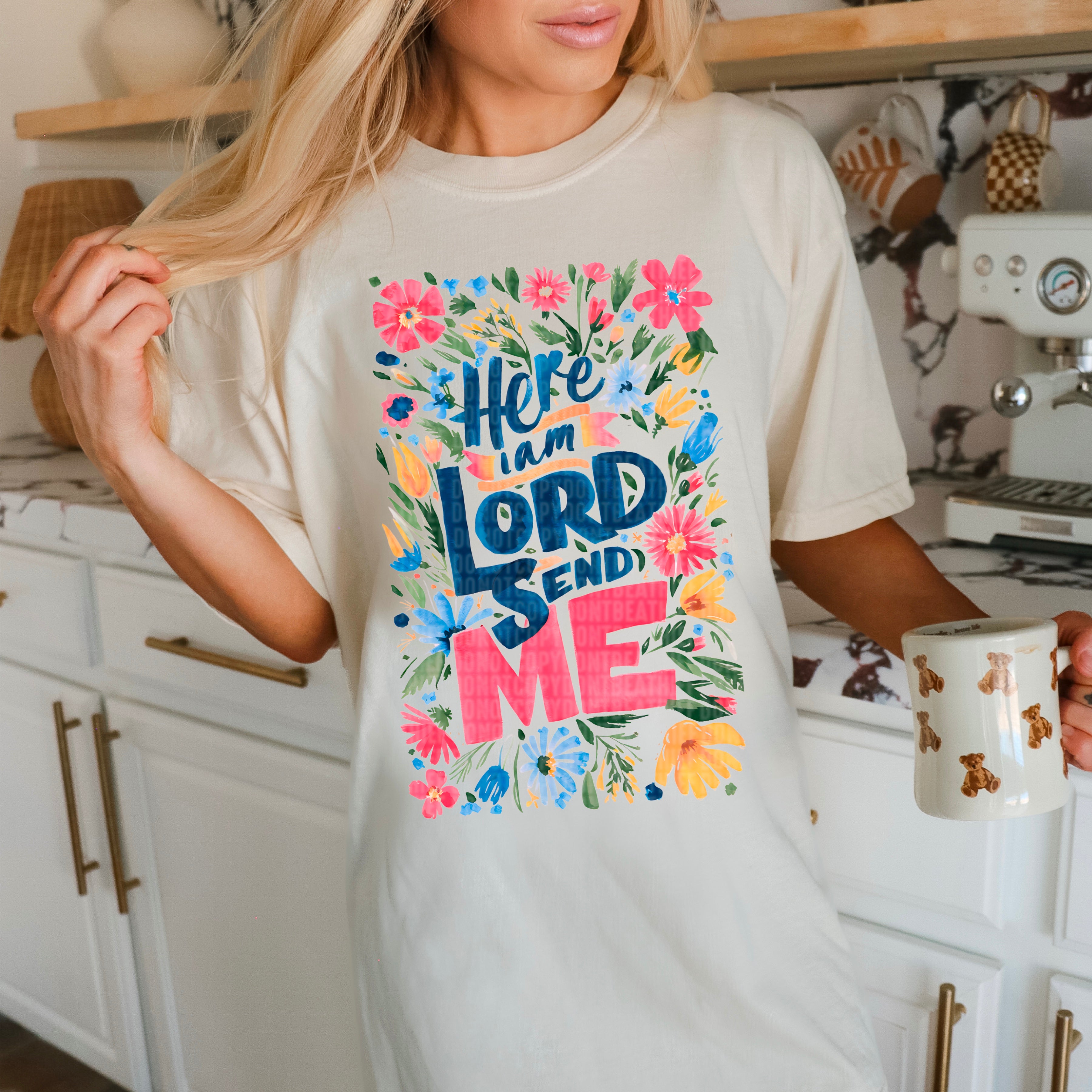 Here I am lord send me 94942 DTF transfer – Mud & Grace Transfers