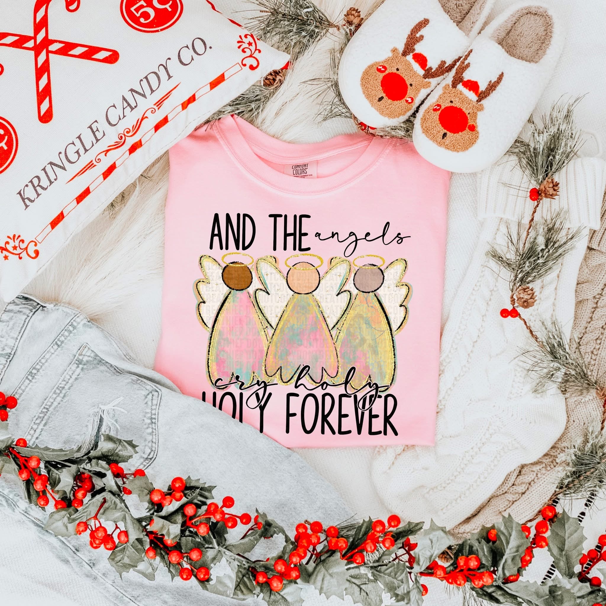 The angels cry holy black words (SDD) DTF Transfer – Mud & Grace Transfers