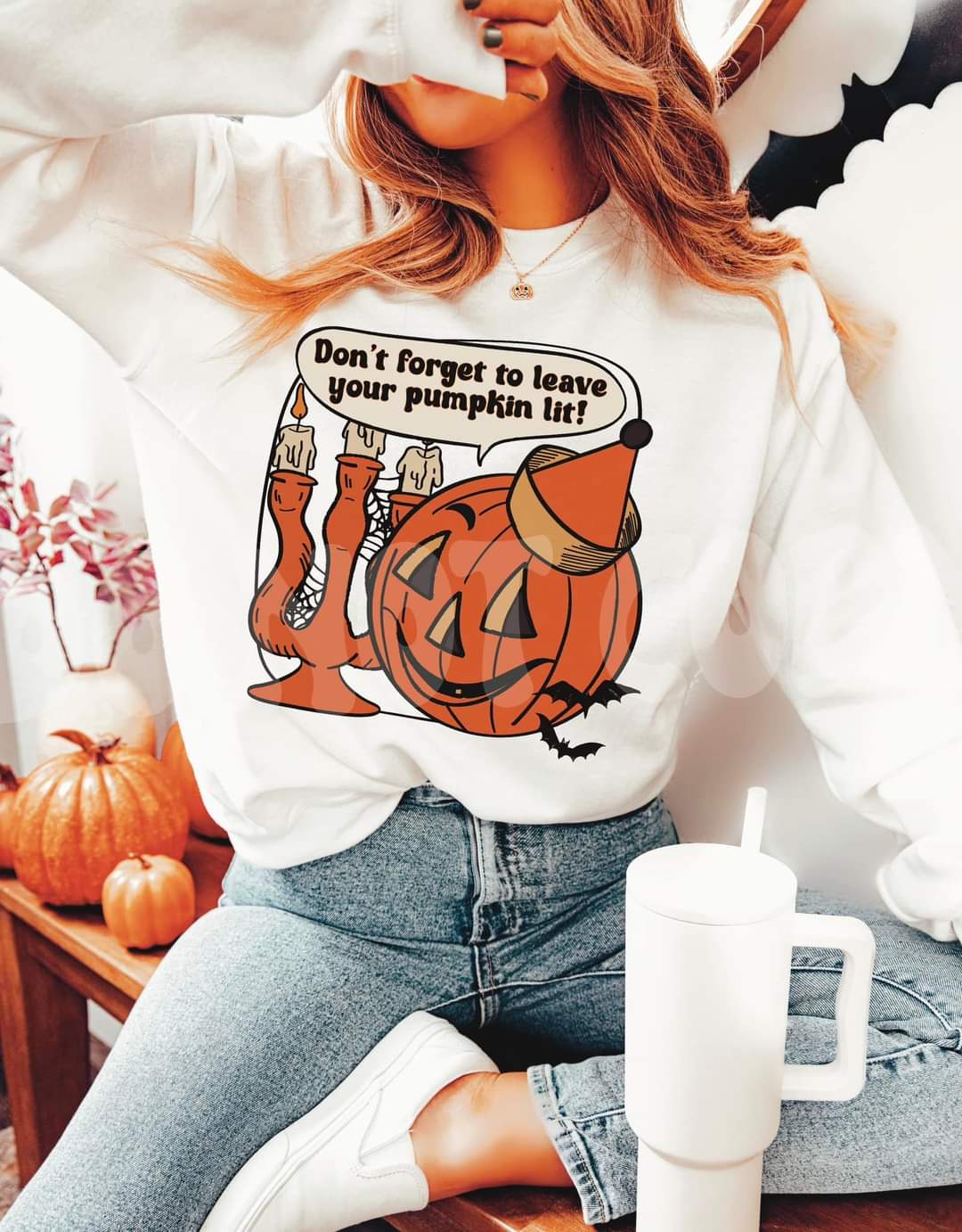 Don't forget to leave your pumpkin lit RTD DTF transfer – Mud & Grace ...