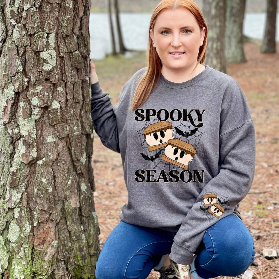 Spooky season smores (front only) DTF TRANSFER – Mud & Grace Transfers