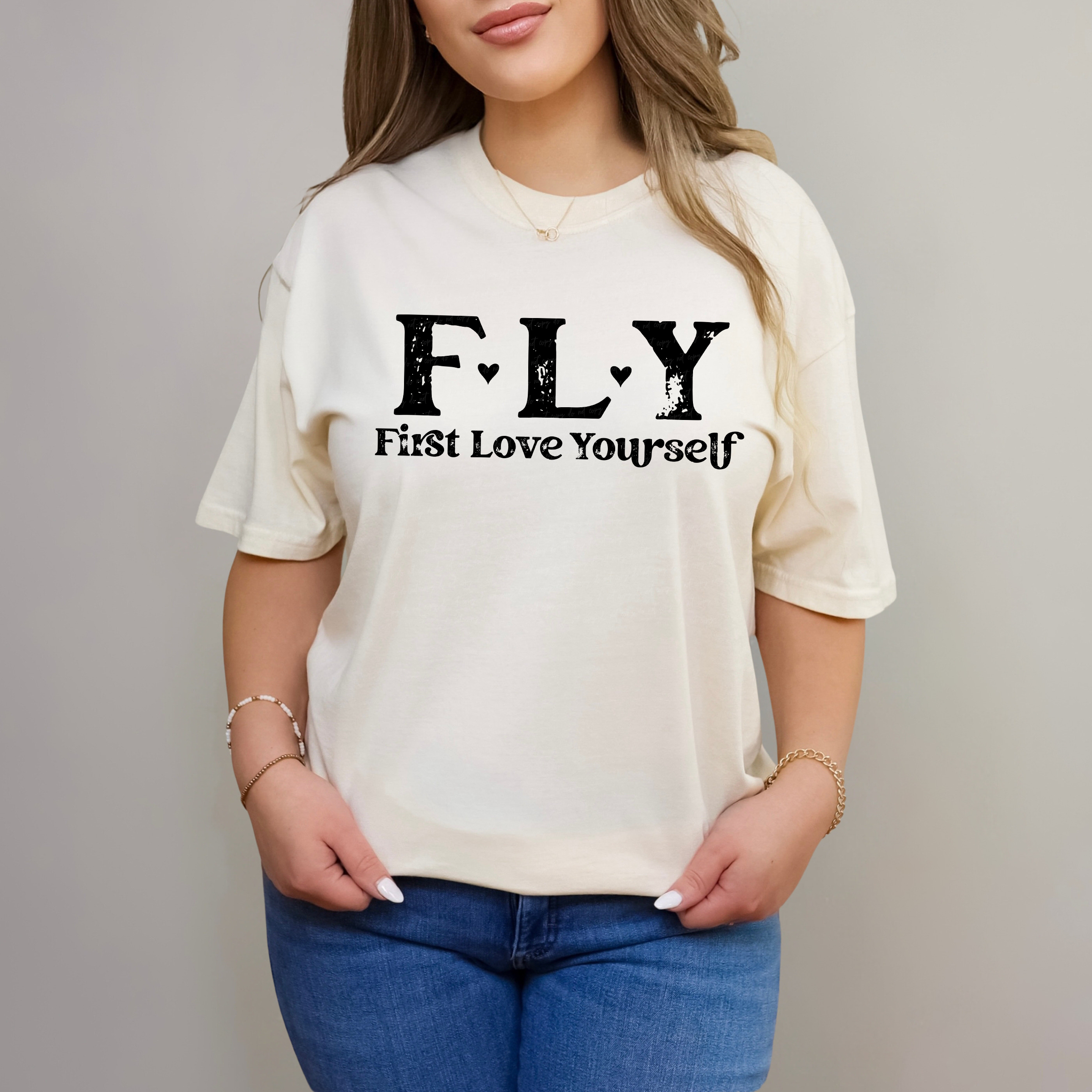 FLY First Love Yourself 117043 DTF Transfer – Mud & Grace Transfers