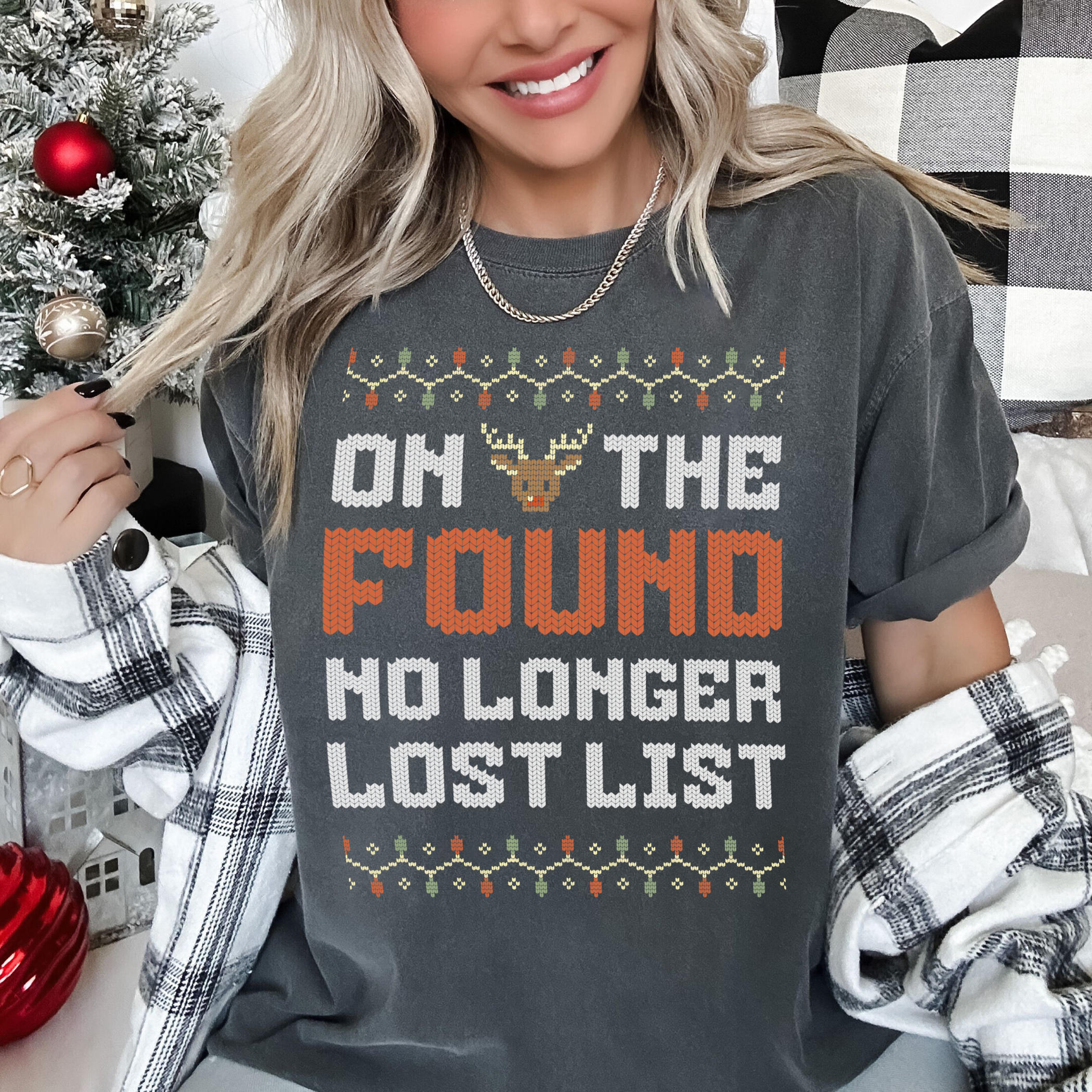 On The Found No Longer Lost List White 46447 DTF transfer – Mud & Grace ...