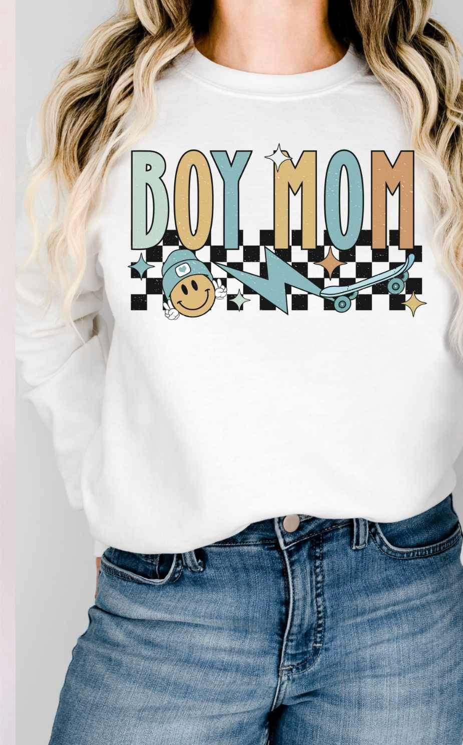 Boy mom orange and blue (WSB) 21581 DTF transfer – Mud & Grace Transfers