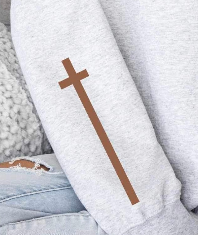 Long cross SLEEVE (WSB) 23690 DTF transfer – Mud & Grace Transfers