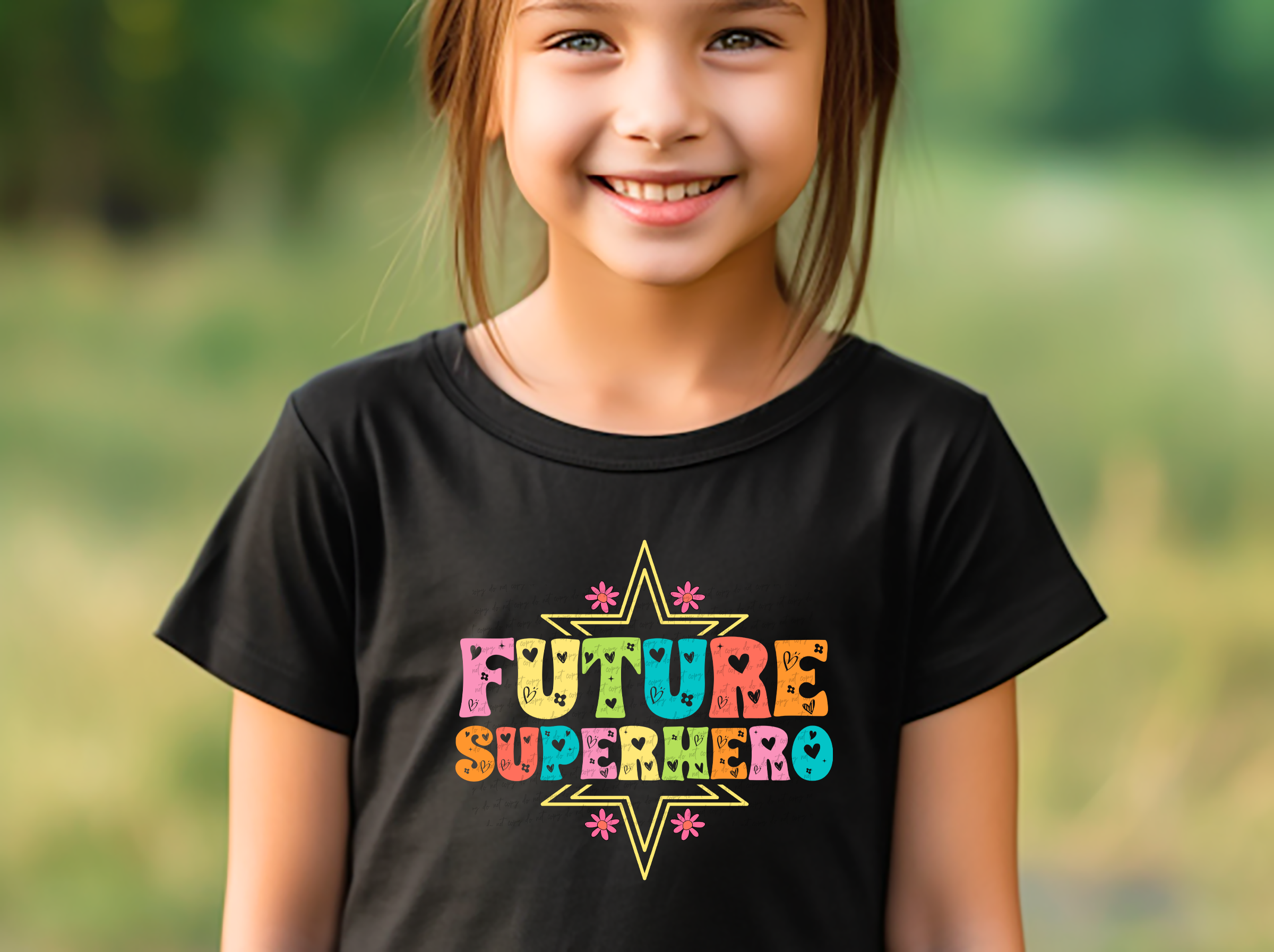 Future Superhero Floral 76579 DTF Transfer – Mud & Grace Transfers