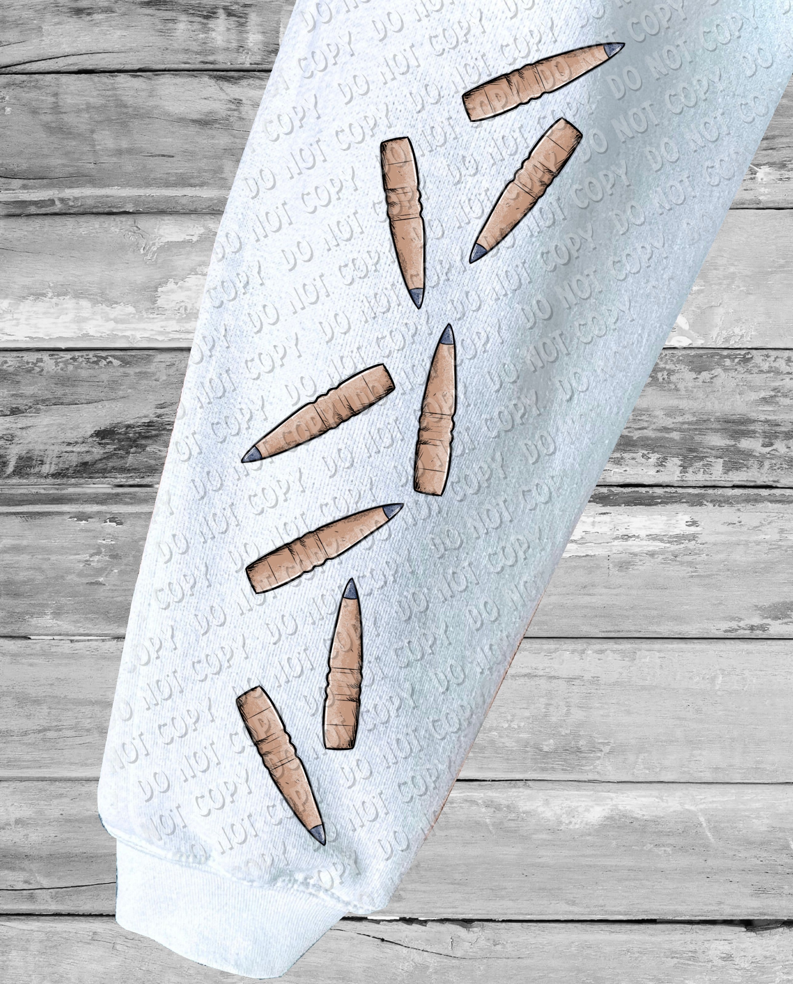 Bullet SLEEVE 11422 DTF TRANSFER – Mud & Grace Transfers
