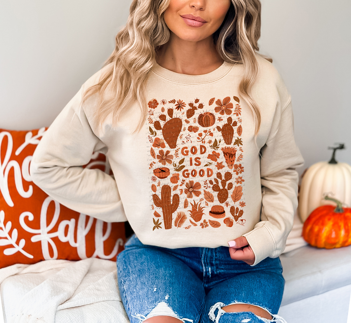 God Is Good Fall Things 59188 DTF transfer – Mud & Grace Transfers