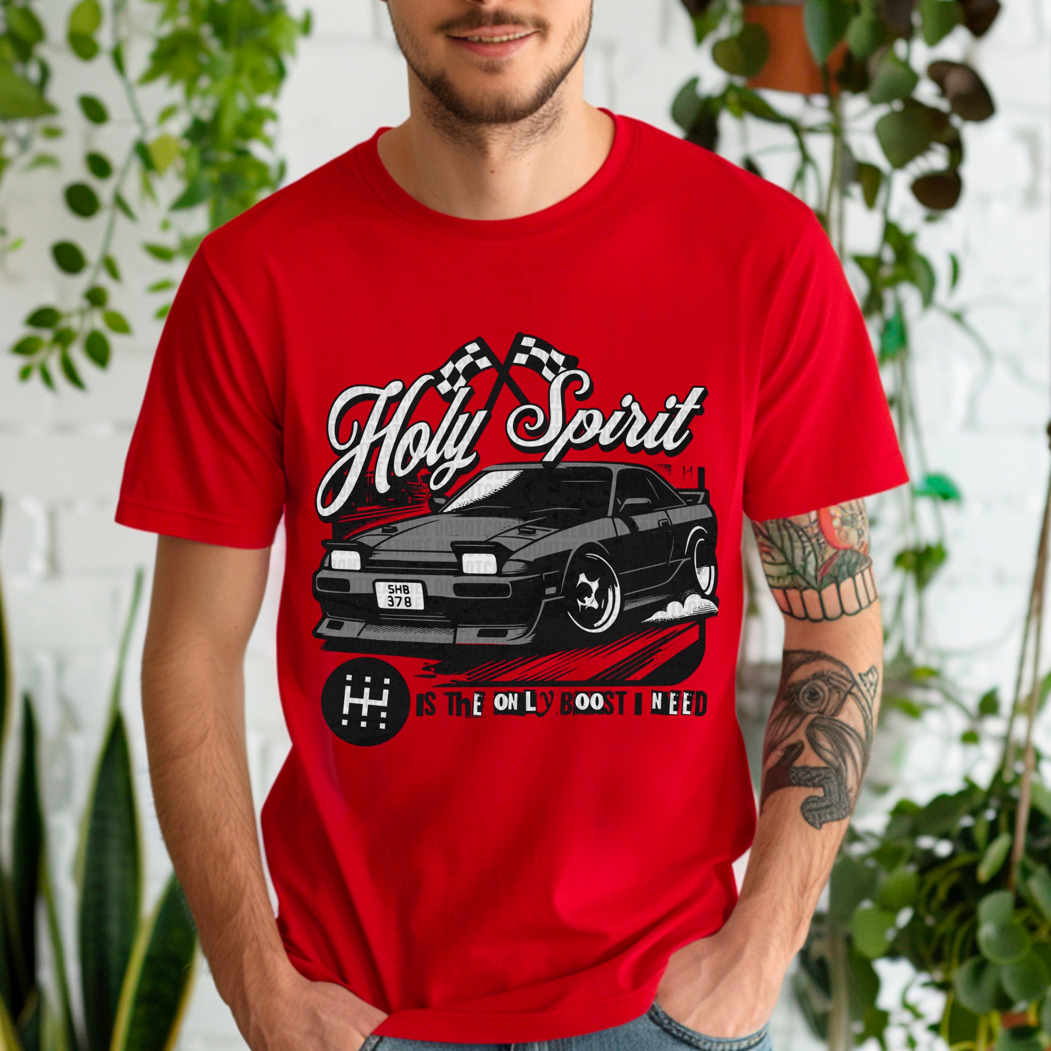 Holy Spirit Is The Only Boost I Need 104347 DTF transfer – Mud & Grace ...