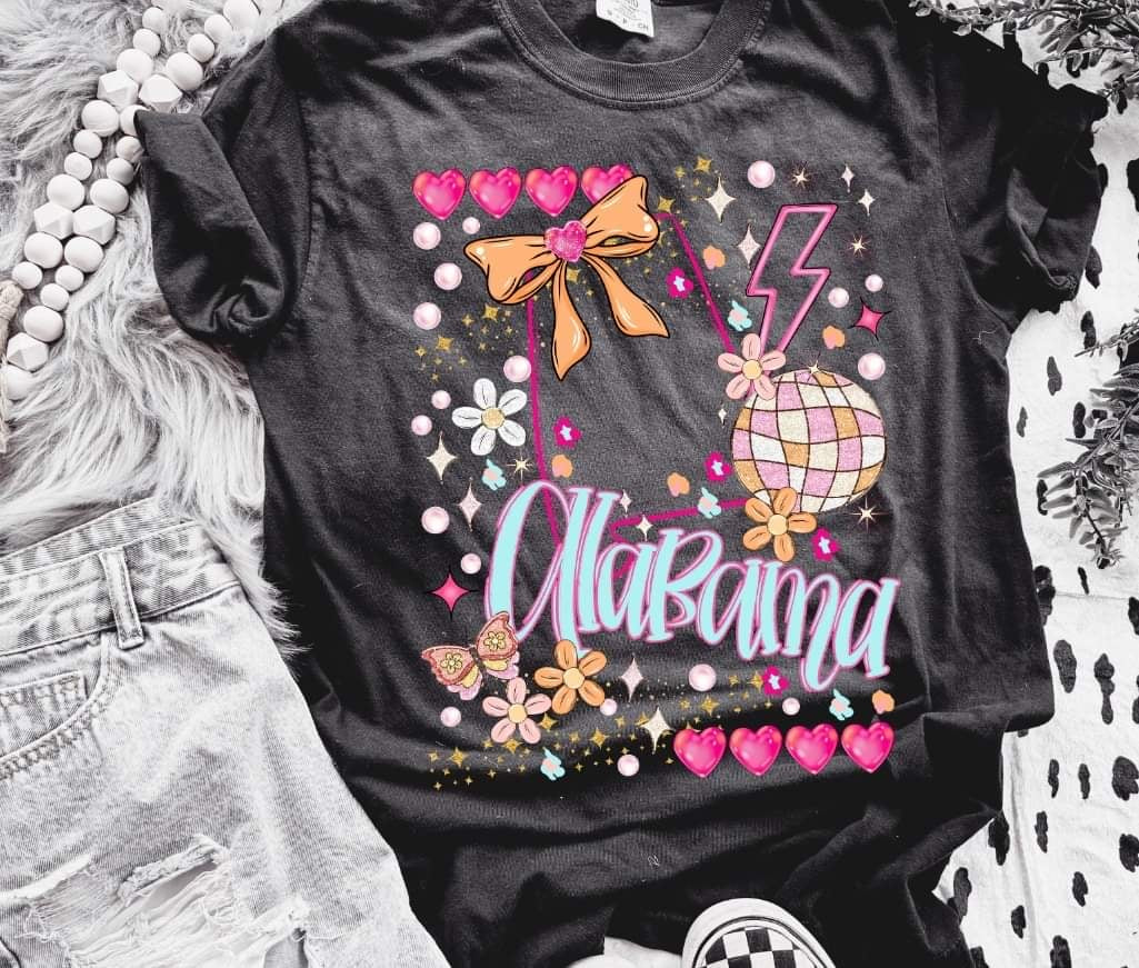 Alabama groovy (S&G) 43847 DTF transfer – Mud & Grace Transfers