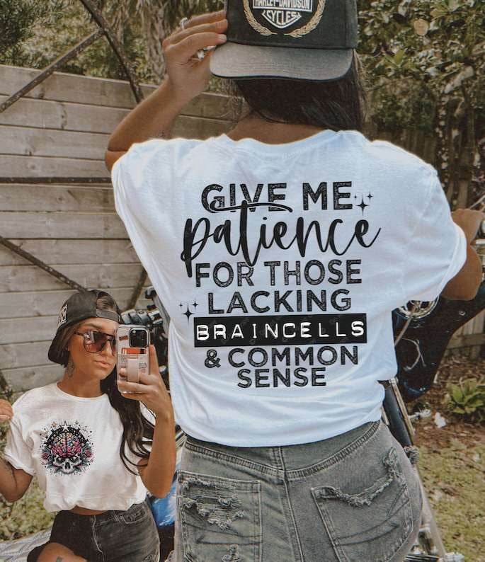 Give me patience for those lacking brain cells & common sense BACK ONL ...